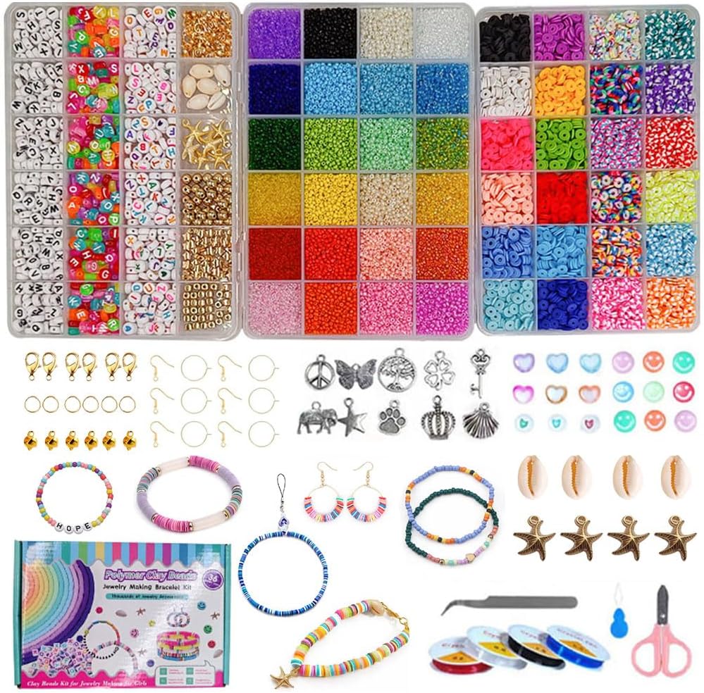 Maidyna Personalized Bracelets with DIY Bracelet Making kit, All-in-one ...