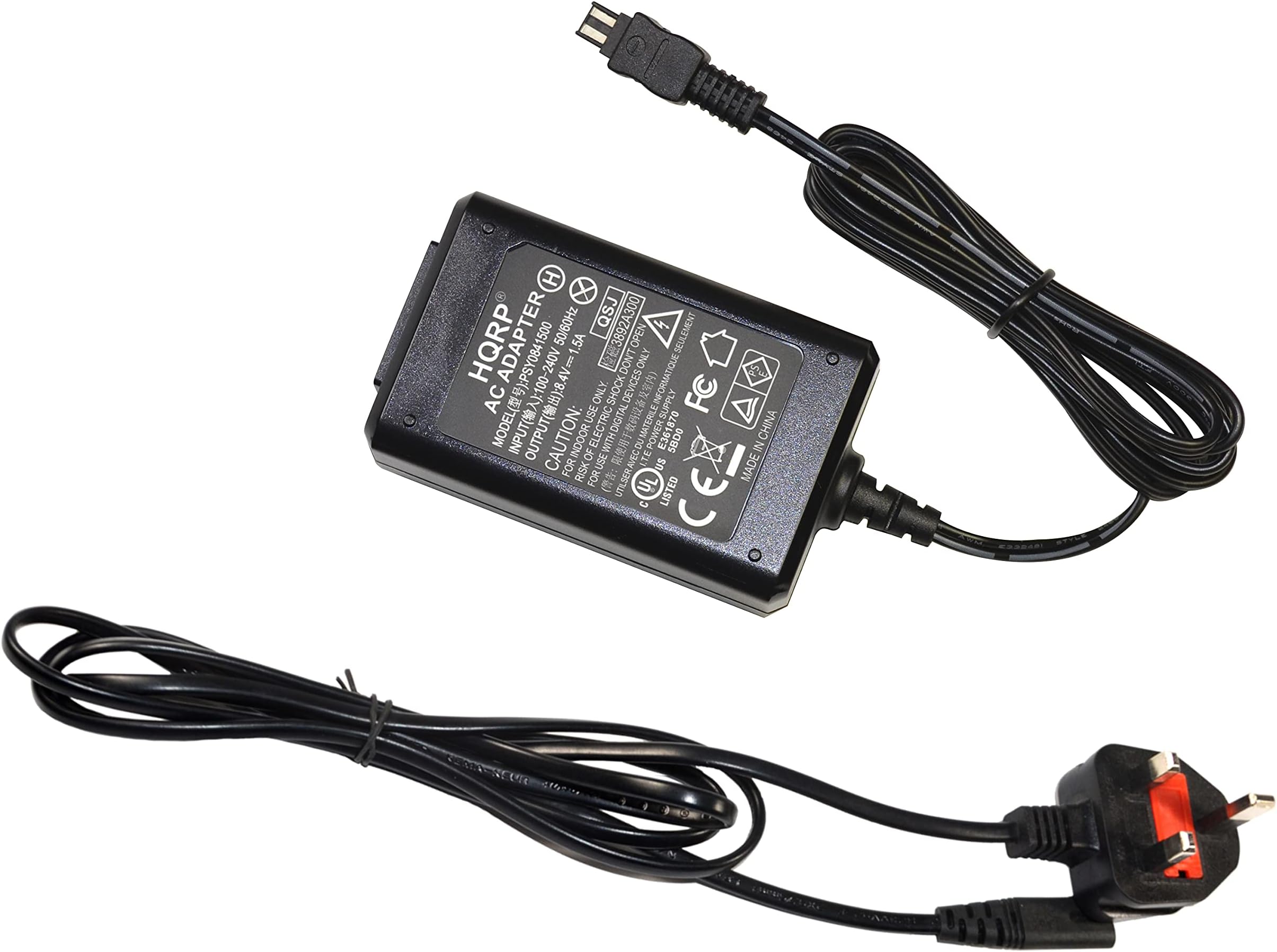 HQRP AC Power Adapter compatible with Sony AC-L200 AC-L200C AC-L25 AC ...