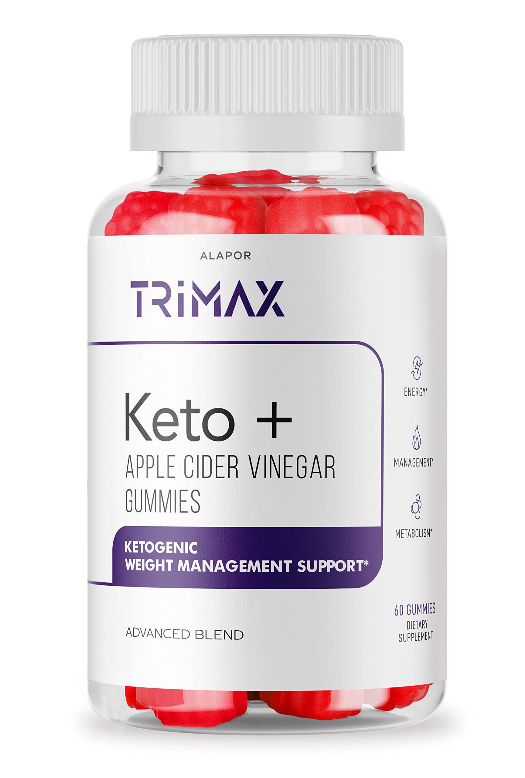 Buy Trimax Keto ACV Gummies - New Advance Formula Apple Cider Vinegar ...