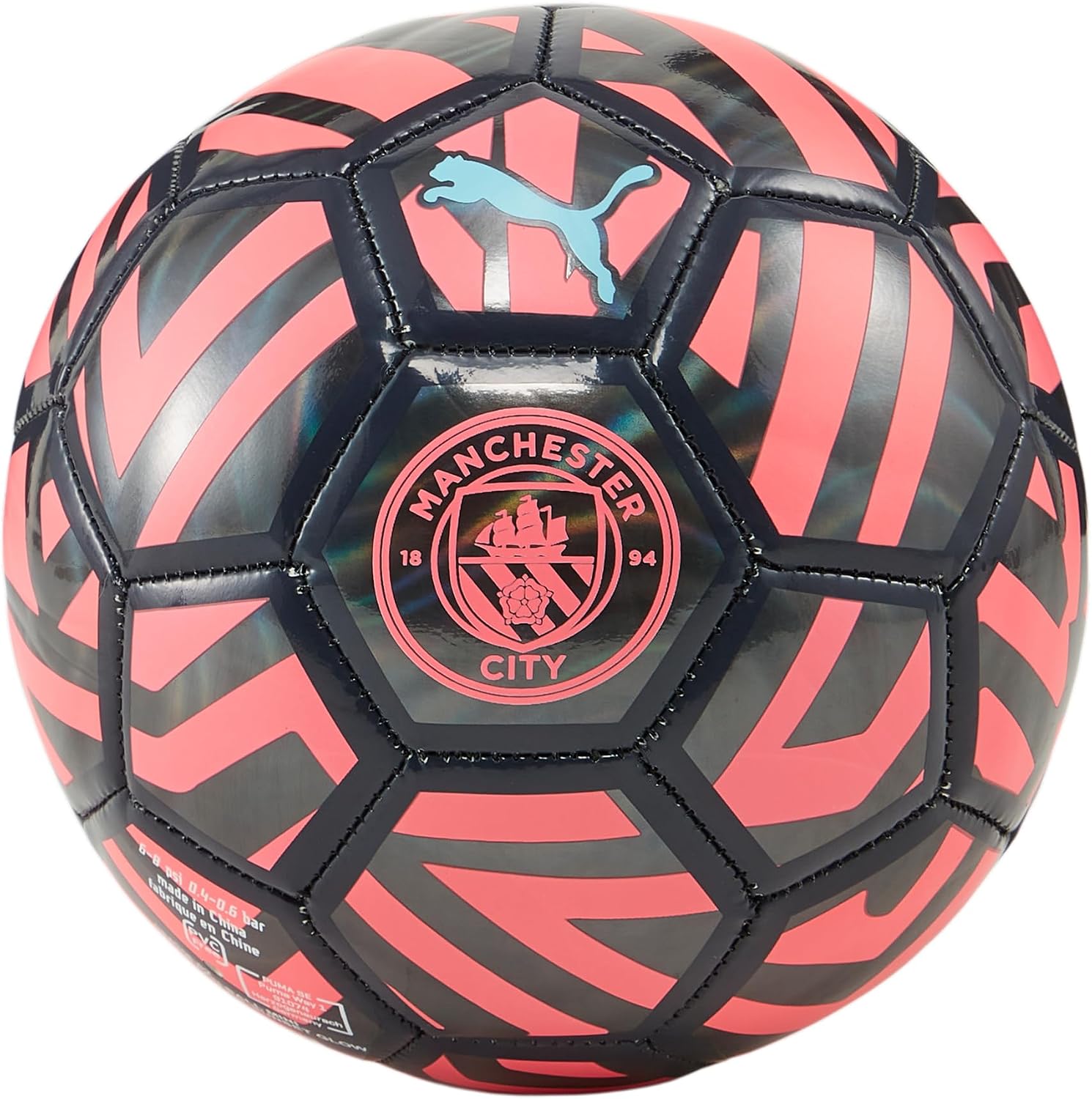 PUMA Manchester City Mini Football - Black - Size 1 Mini Football ...