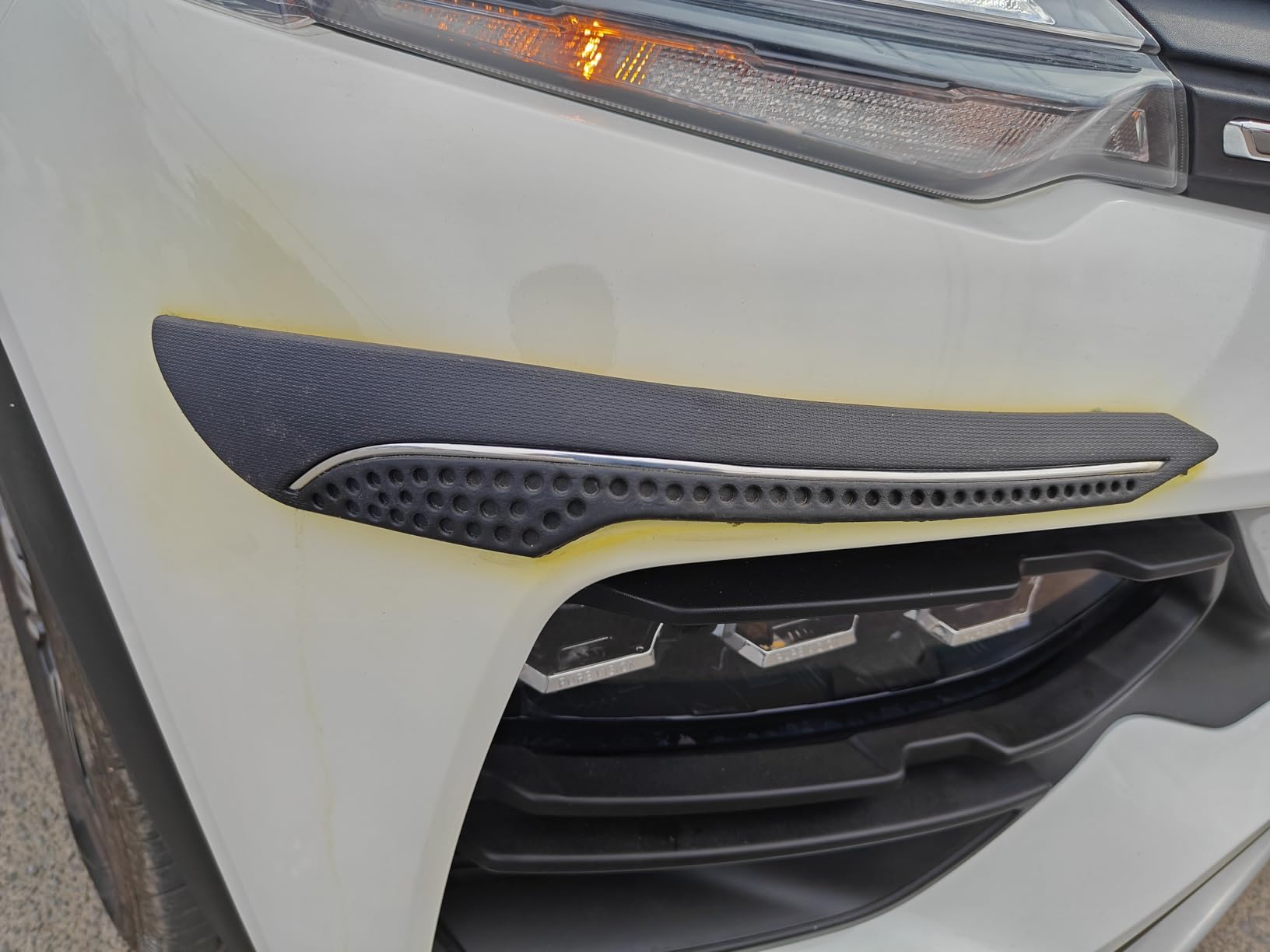 Autokaar Car Front and Rear Bumper Corner Guard Protection Chrome Line ...