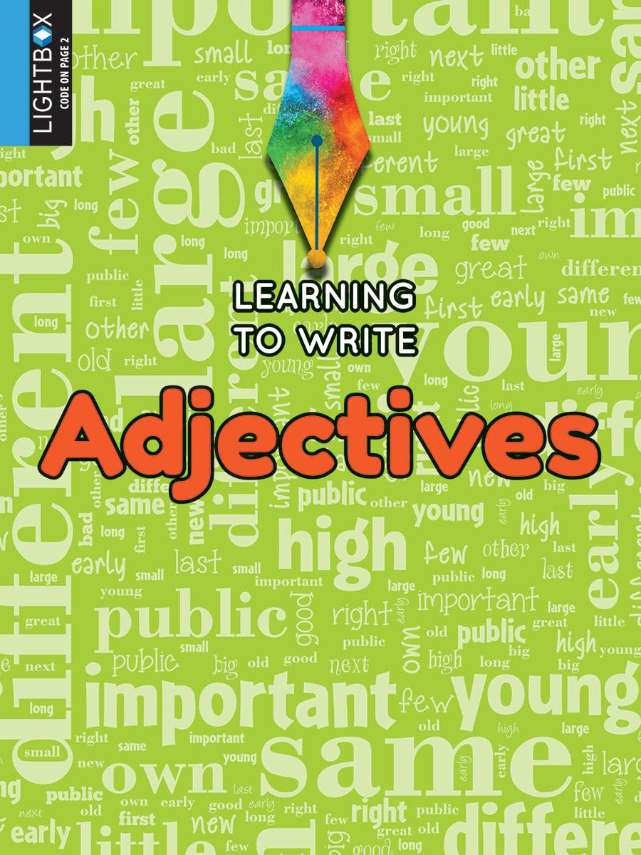Adjectives (Learning to Write): Lambert, Deborah: 9781510522732: Amazon ...