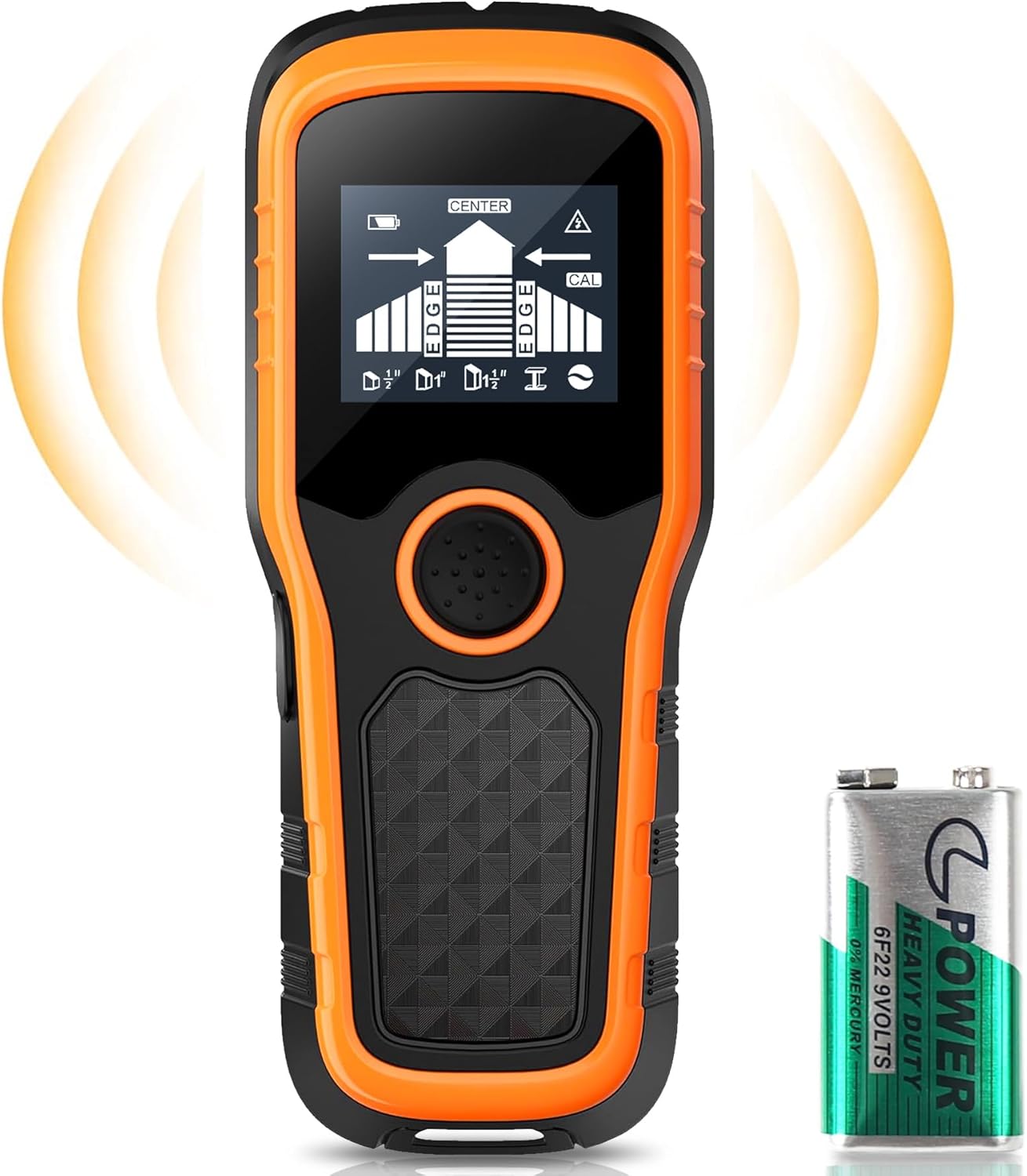 BuyUp Stud Finder Wall Scanner with Smart Chip Sensor, HD LCD Display ...