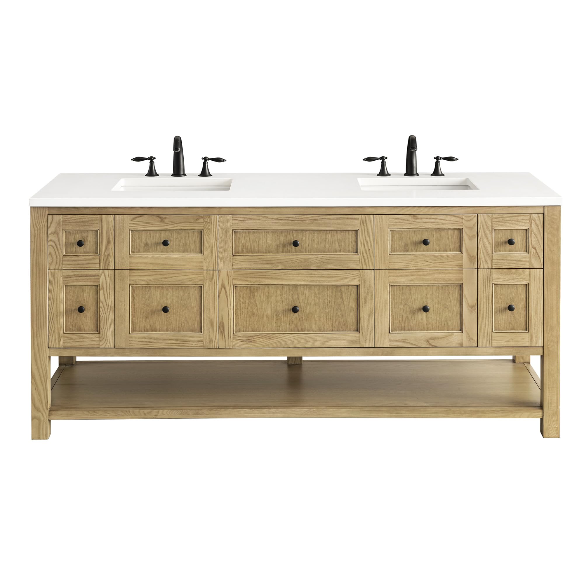 James Martin Vanities 330-V72-LNO 330-V72 Breckenridge 72" Double Basin ...