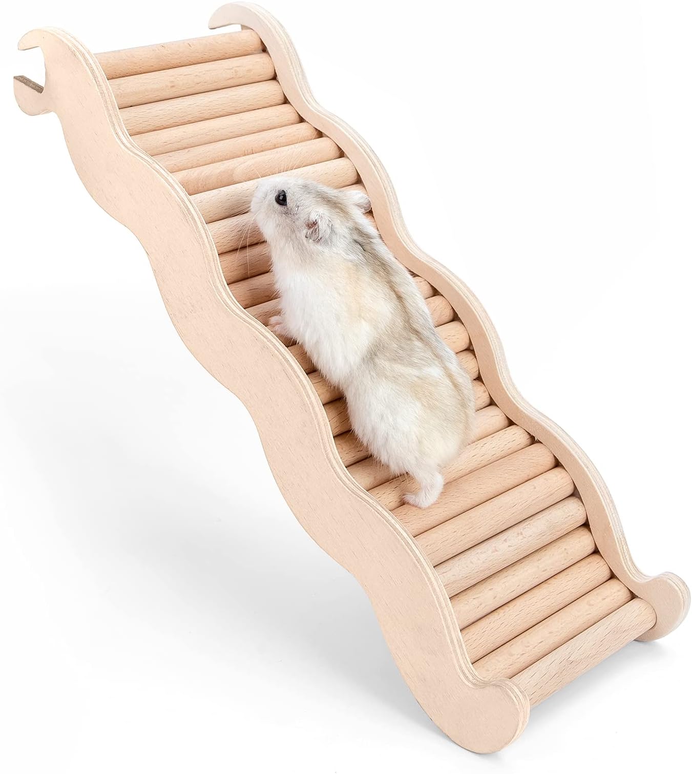 Amazon.com : Niteangel Hamster Climbing Toy Wooden Ladder Bridge for ...