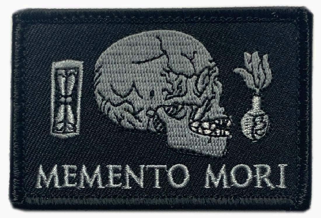 Amazon.com: Memento Mori Your Time Will Come Patch [3D-PVC Rubber - Hook Fastener Backing -MM8]