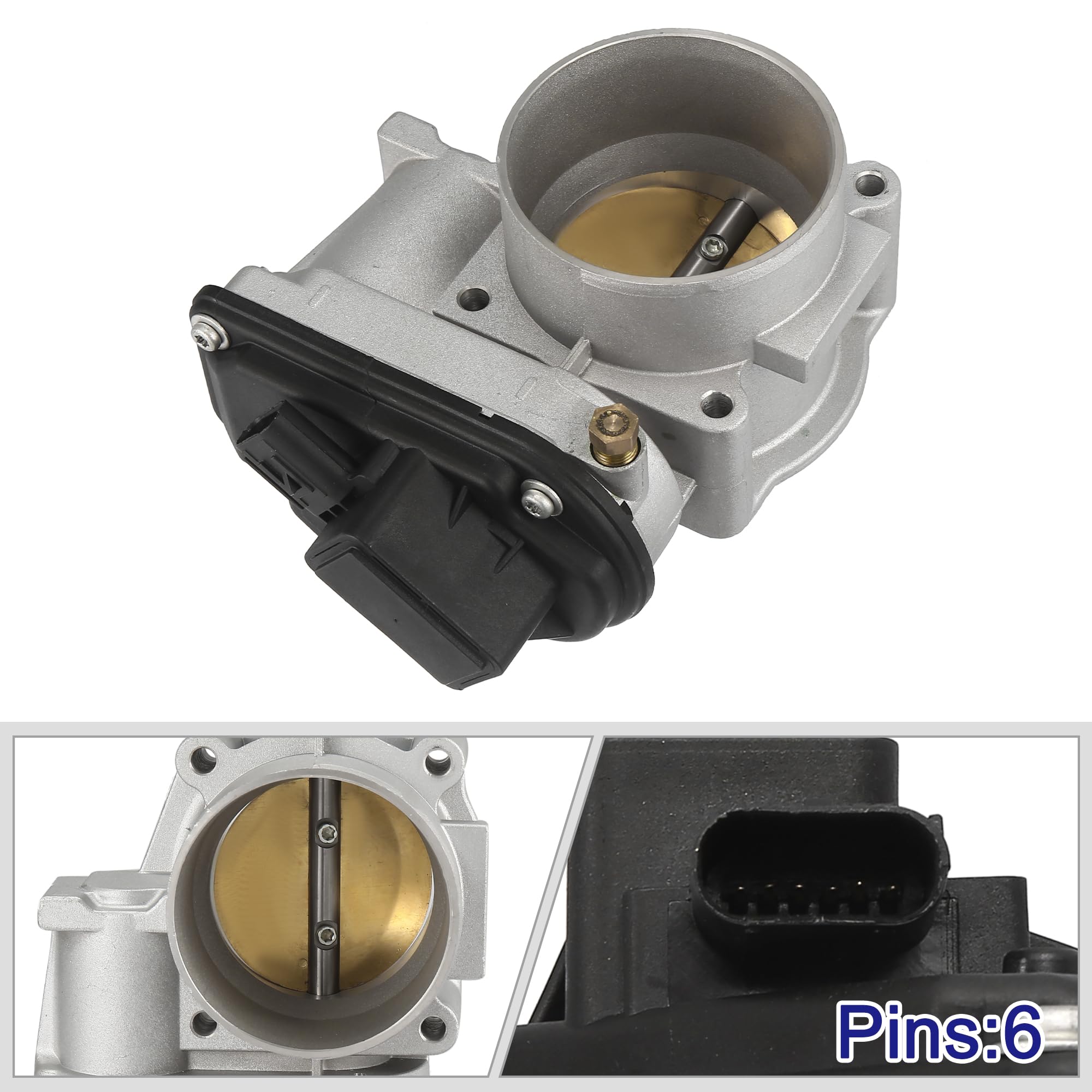 X AUTOHAUX S20040 7T4Z-9E926-FA Car Electronic Throttle Body Assembly ...