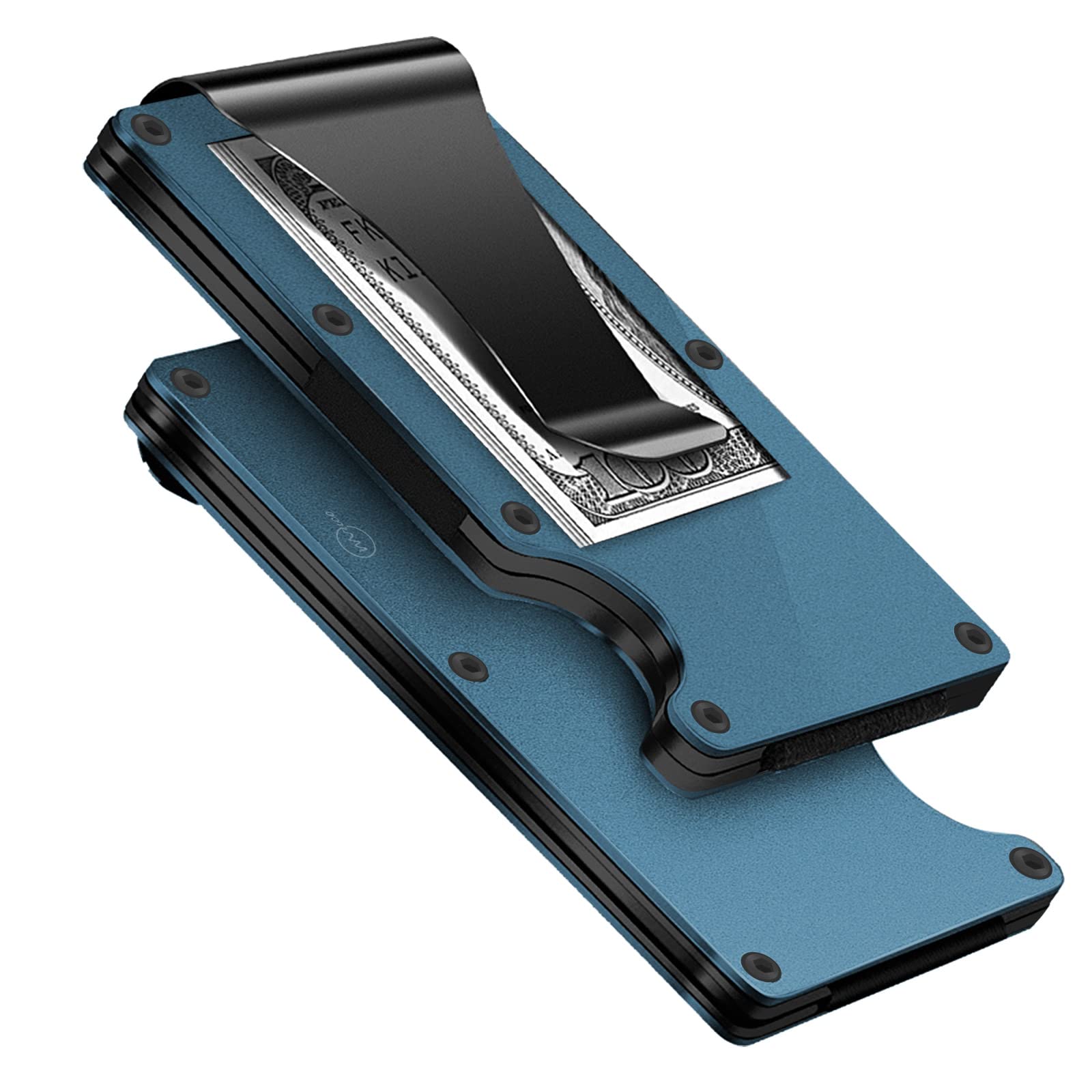 Minimalist Wallet For Men Muco Metal Money Clip Wallet Carbon ...