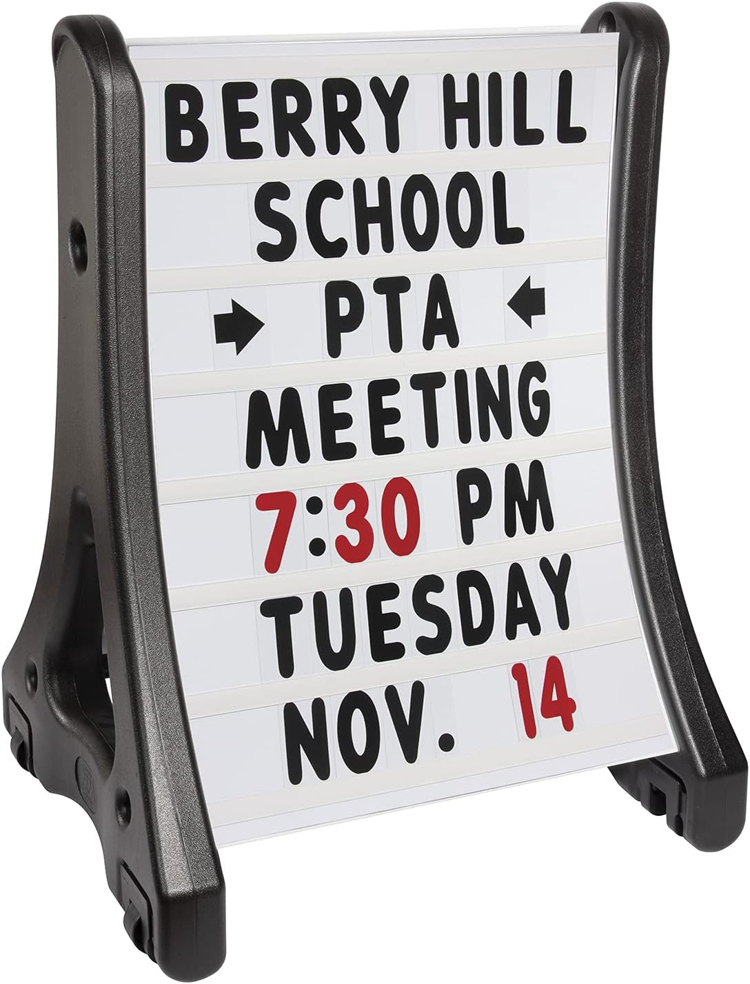 Amazon.com : Sidewalk A Frame Changeable Letters Message Sign with 4 ...