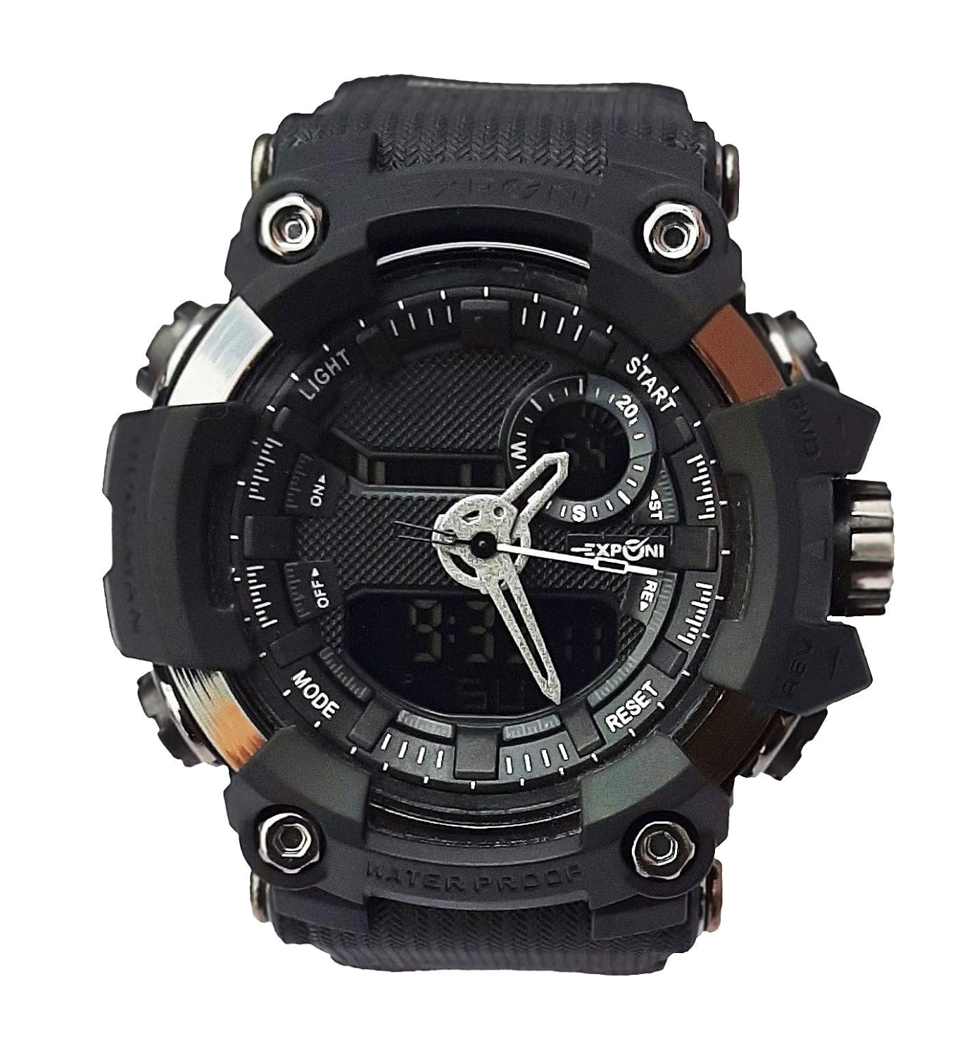 GWM Exponi INTACTION Analog & Digital Sports Watch - for Men (Black ...