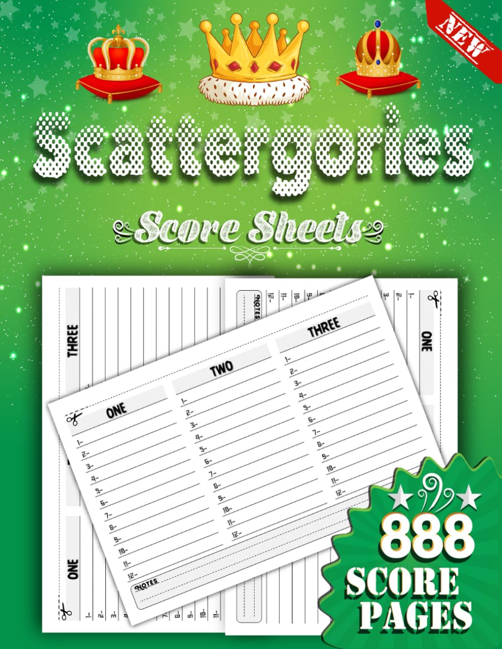 Amazon.com: Scattergories Score Sheets: 888 Paper Score Sheets for ...