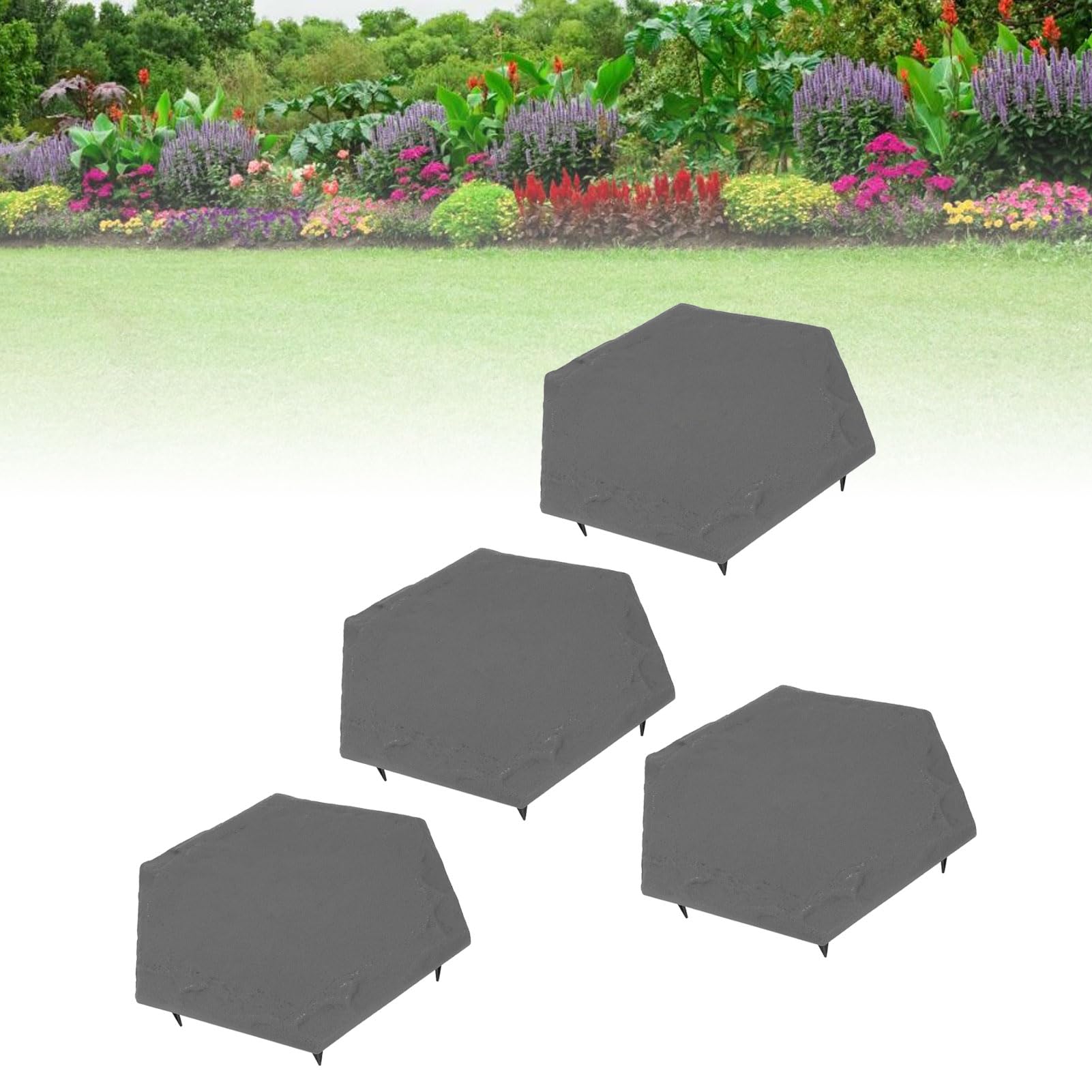 6 Sided Stepping Stones Hex Stepping Stones 10 Pack Hexagon Stepping