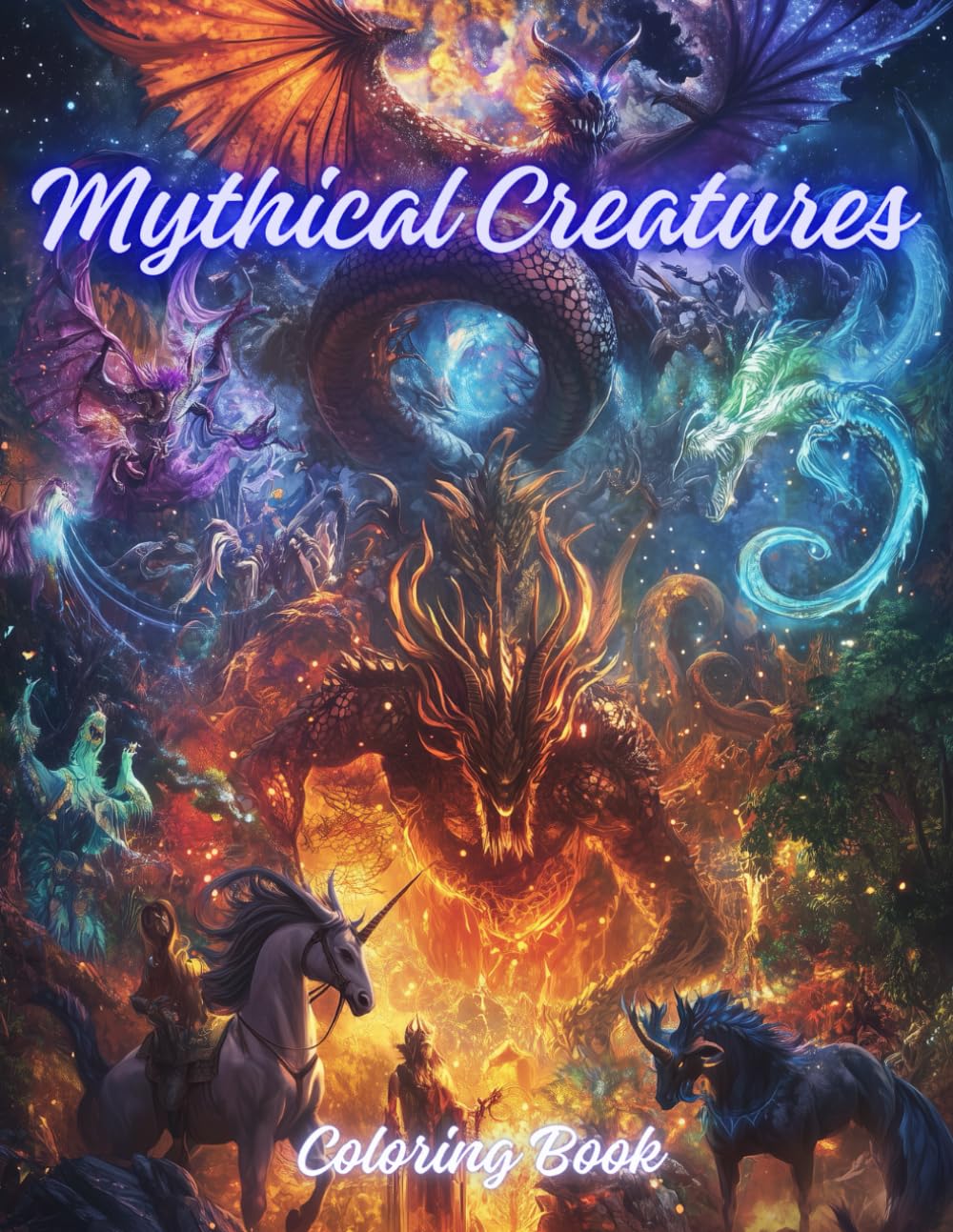 Amazon.com: MYTHICAL CREATURES COLORING BOOK: MYTHICAL COLORING BOOK FOR ADULTS (Spanish Edition ...