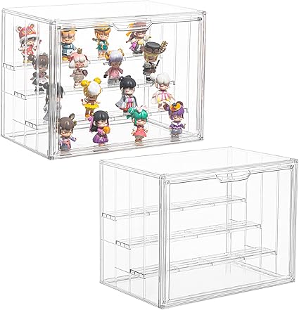 Amazon.com: Display Case for Collectibles 4 Layer Updated Adjustable ...