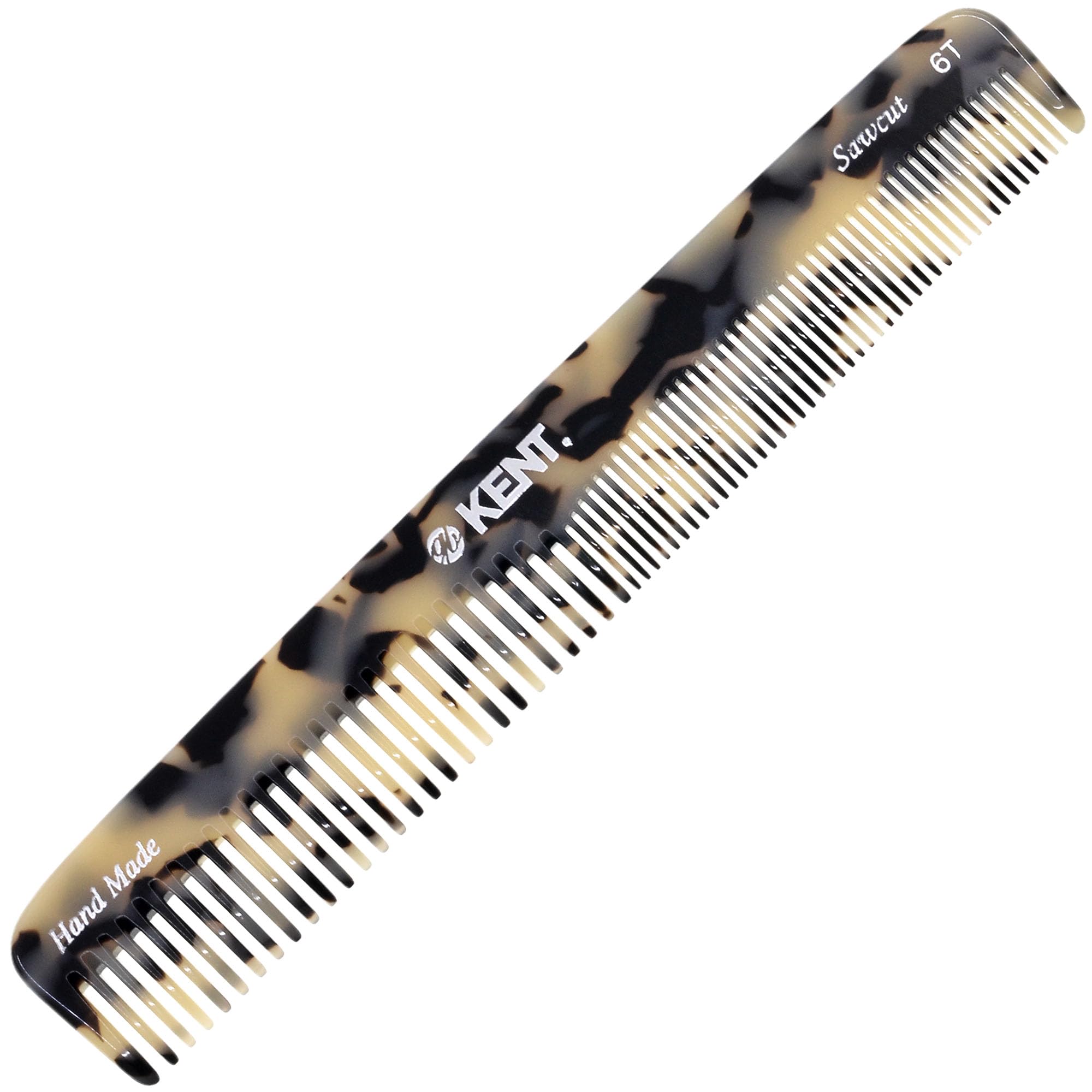 Snapklik.com : Kent 6T TW Fine Tooth And Wide Tooth Hair Comb, Handmade ...