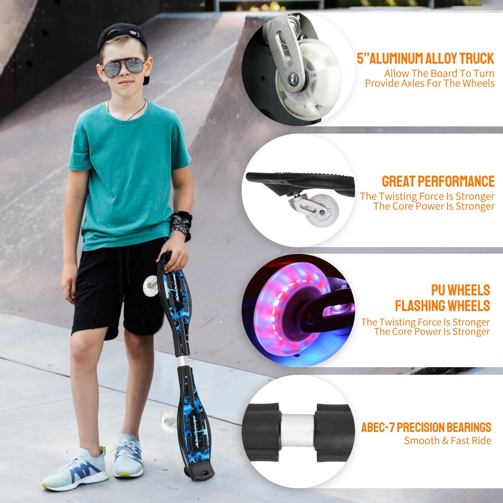 Snapklik.com : Comeon RipStik Caster Board Skateboard, Compact And ...