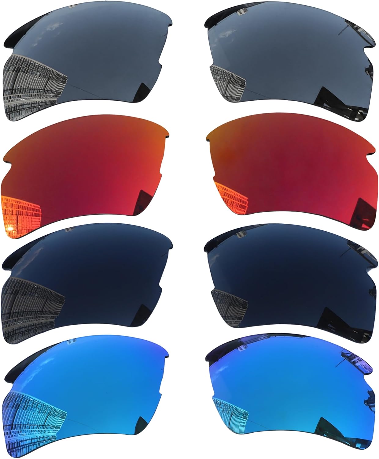 Amazon.com: Acefrog 4 Pairs Polarized Replacement Lenses for Oakley ...
