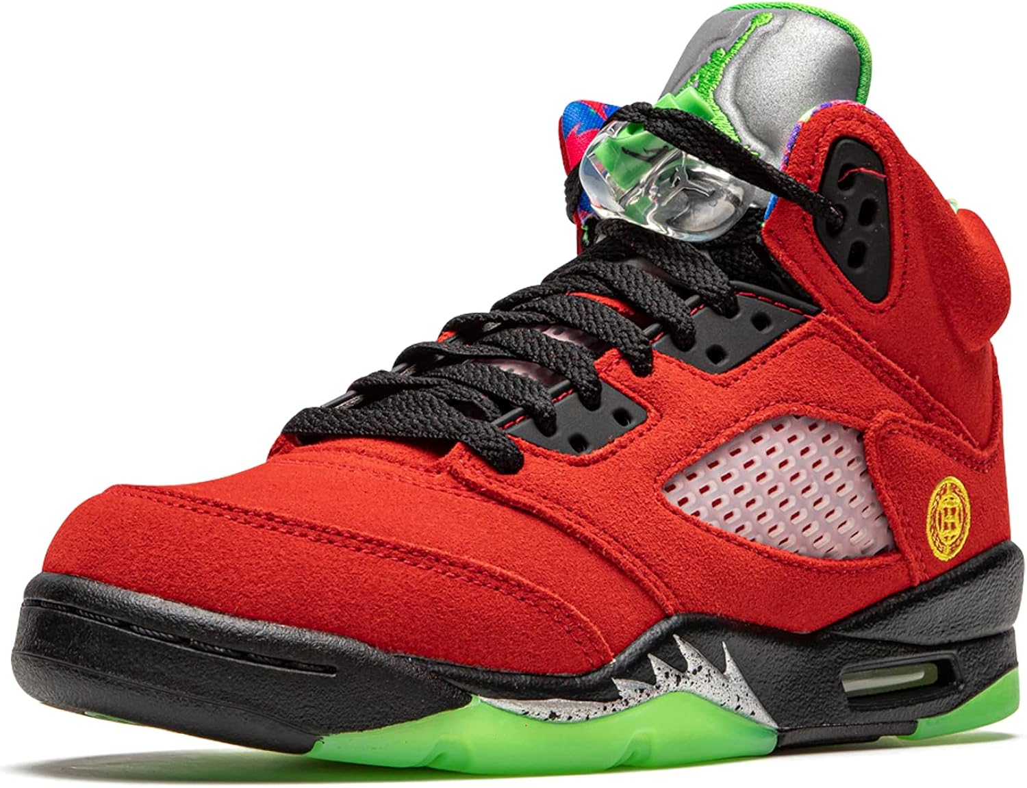Amazon Nike Jordan 5 What The Red Yellow Multi Color Grade School 