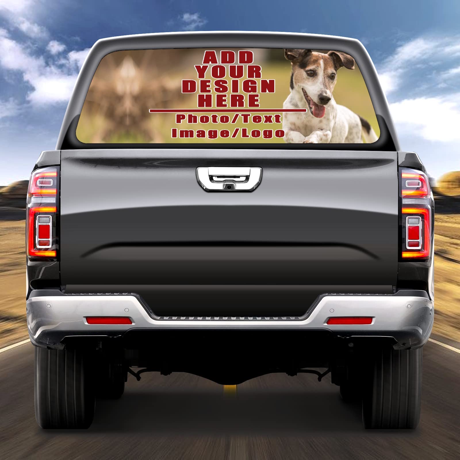 Amazon.com - IOACIY Custom Rear Window Graphic Decals for Trucks ...