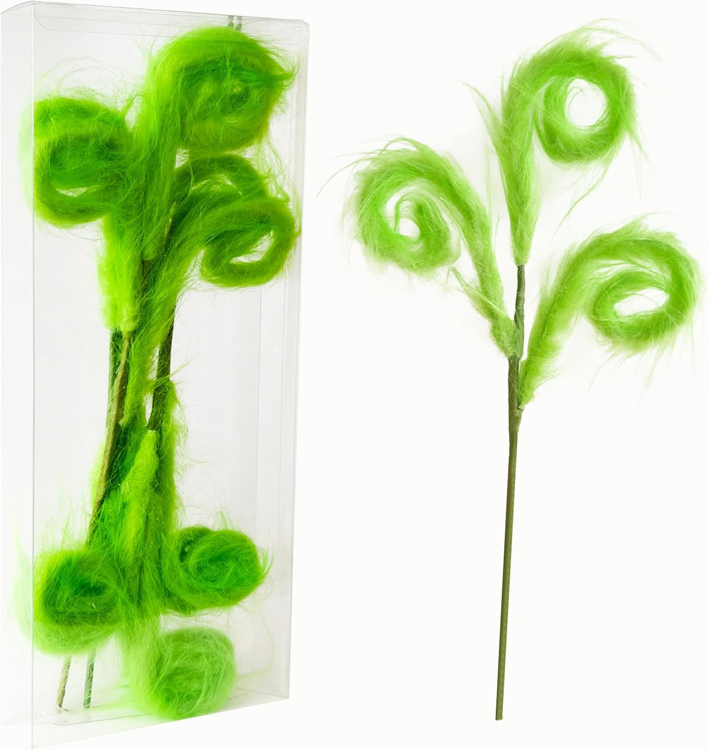 Amazon.com: 6 Pcs Grinchs Christmas Tree Decorations, 17 Inch Lime ...