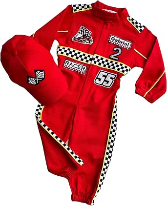 Amazon.com: Costumes Club Handmade Race Car Driver Costume for Toddlers ...