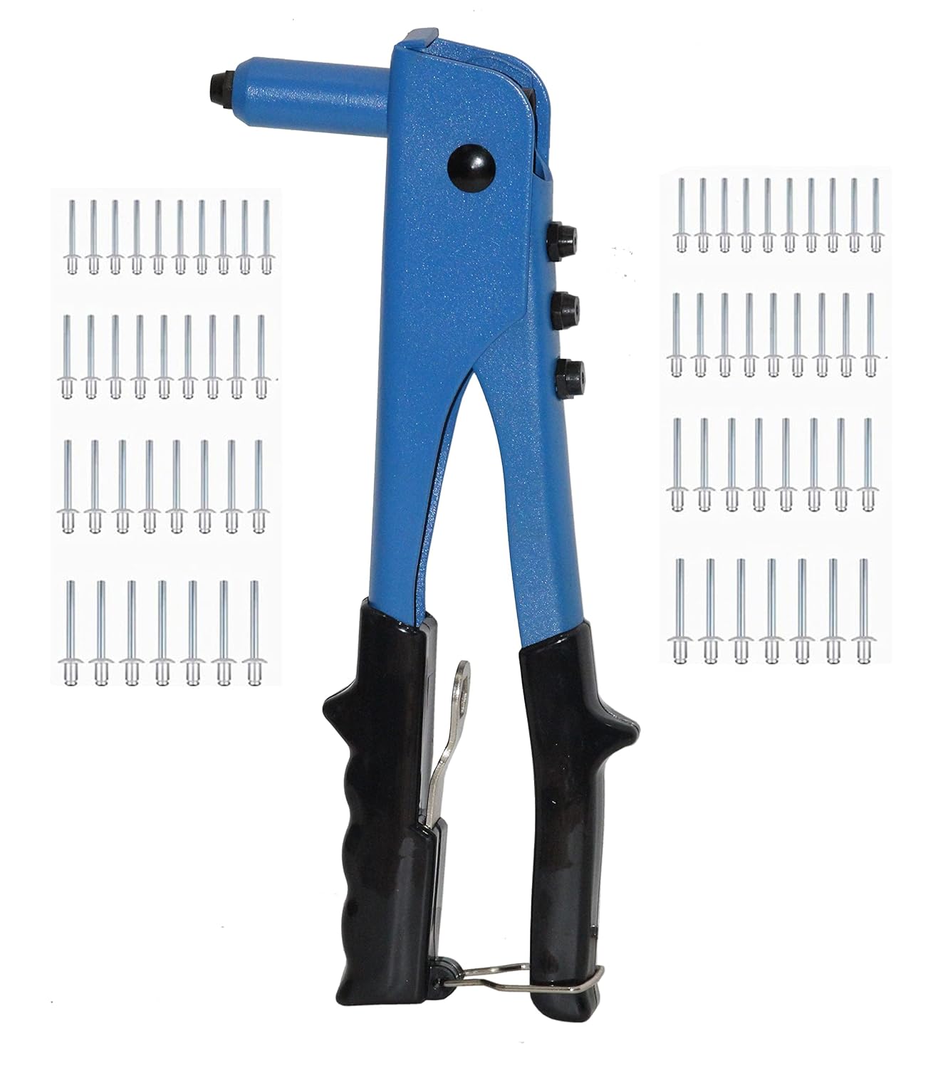 Digital Craft Rivet Gun Kit with 80 Rivets – Anti-Slip Hand Riveter ...
