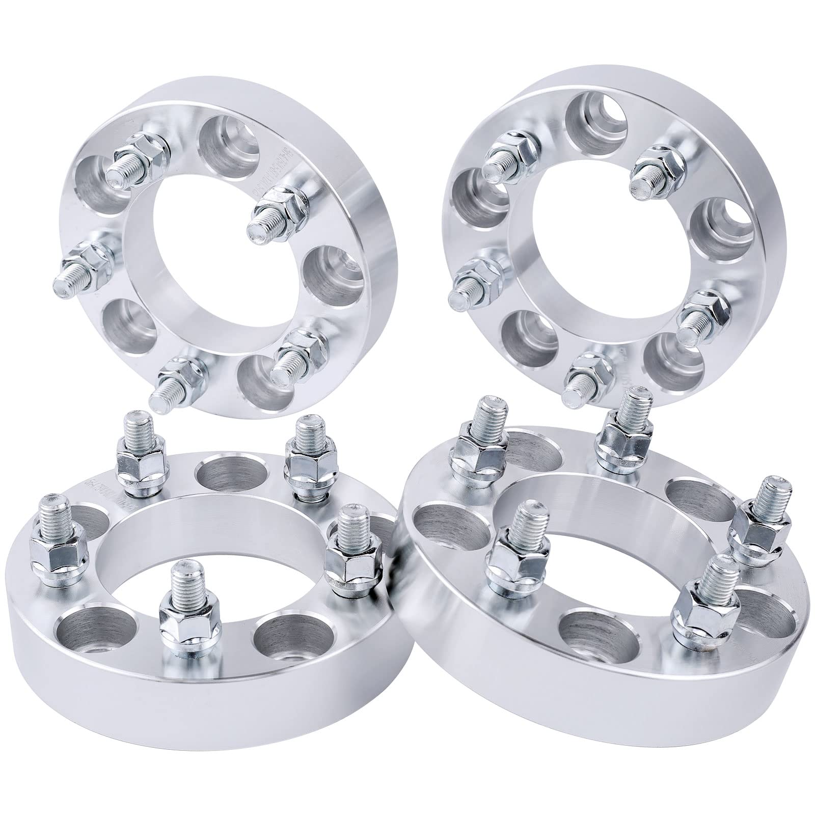 Amazon.com: DCVAMOUS 4PC 5x4.5 to 5x5 Wheel Adapters 1.25 Inch with 1/2 ...