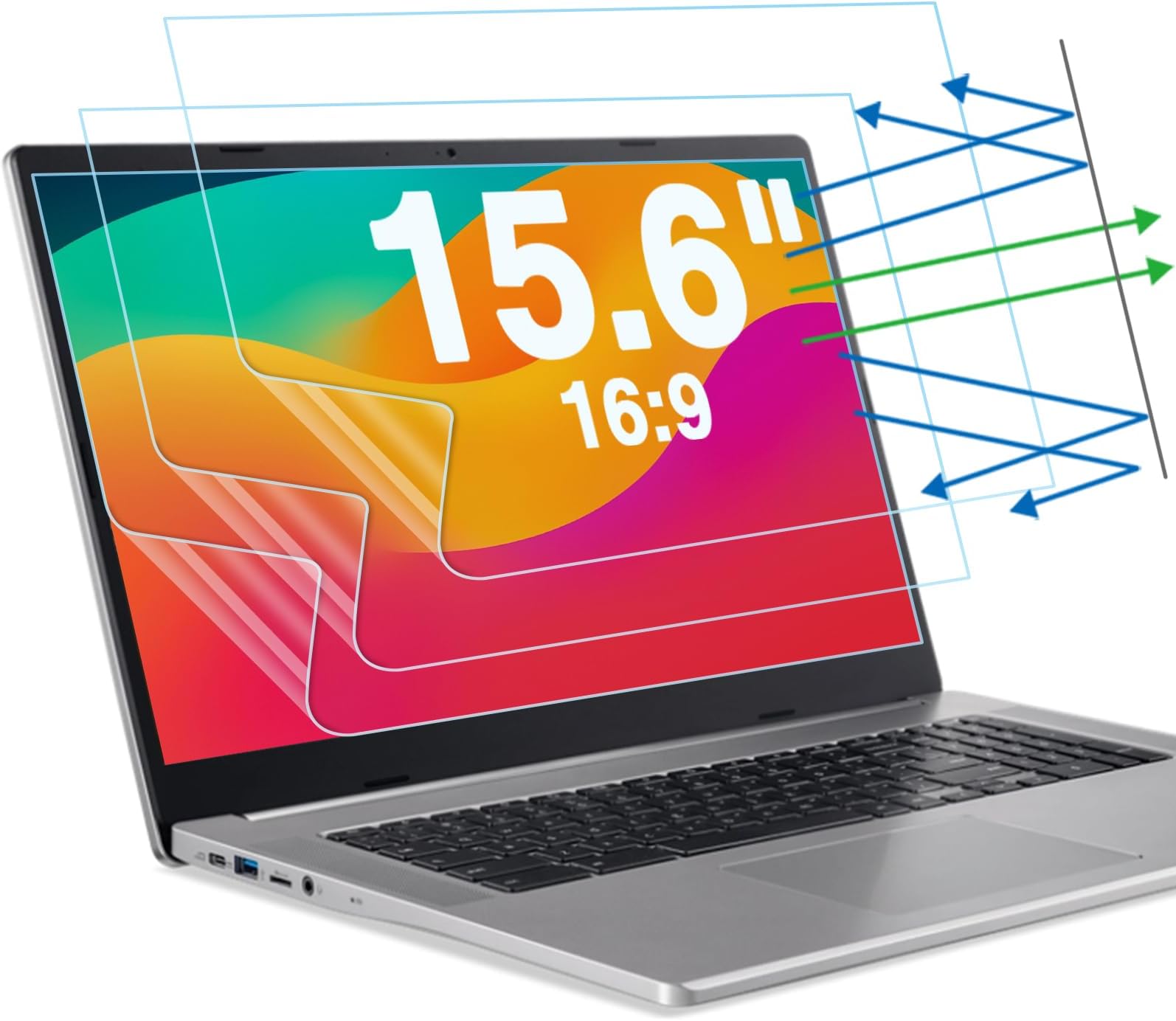 Amazon.com: Casoda 14 Inch Laptop Privacy Screen Filter for 16:9 ...