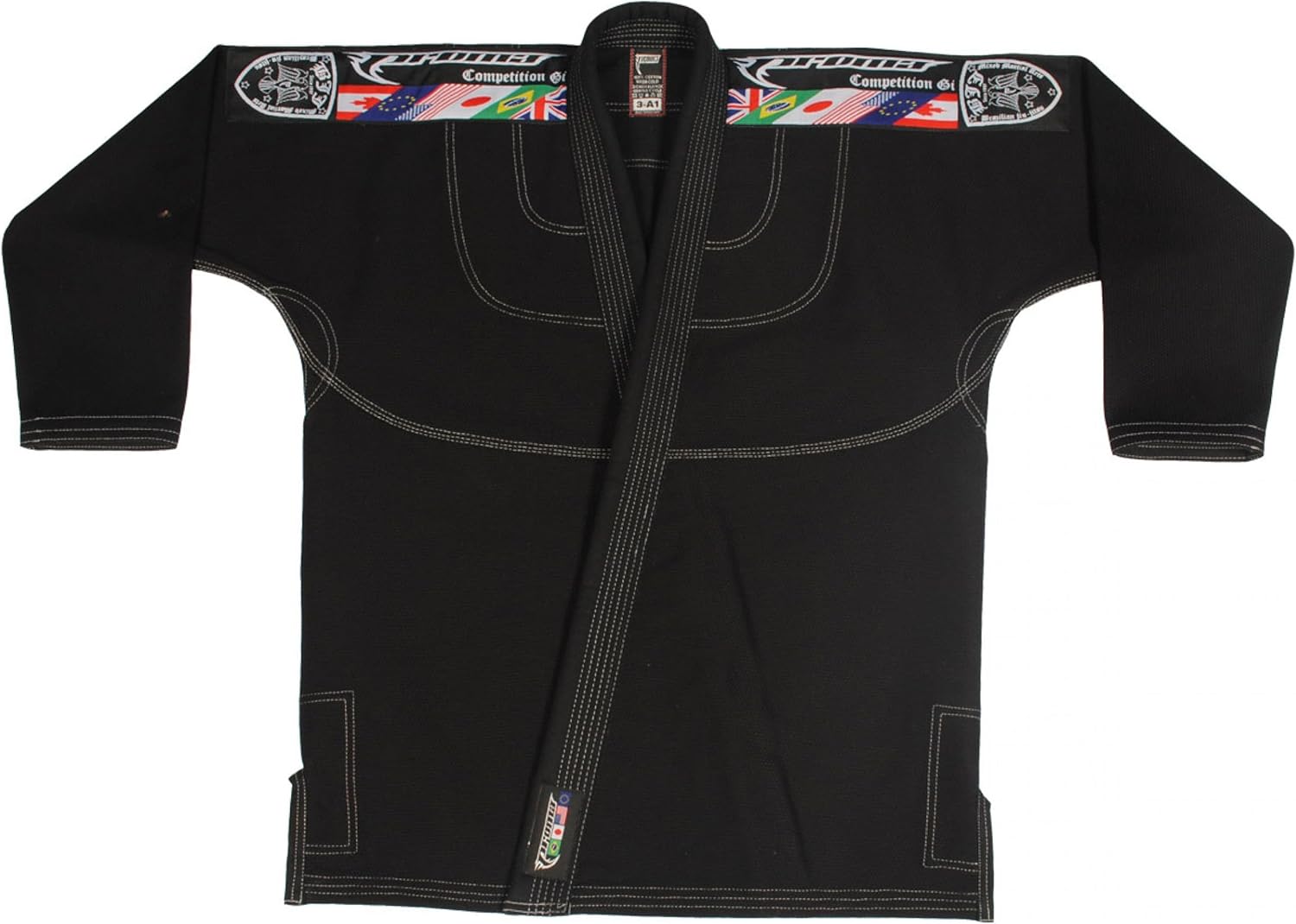 Amazon.com: ULTIMATE FIGHT GEAR UFG COMPETITION GI (White, K-0) (A-0 ...