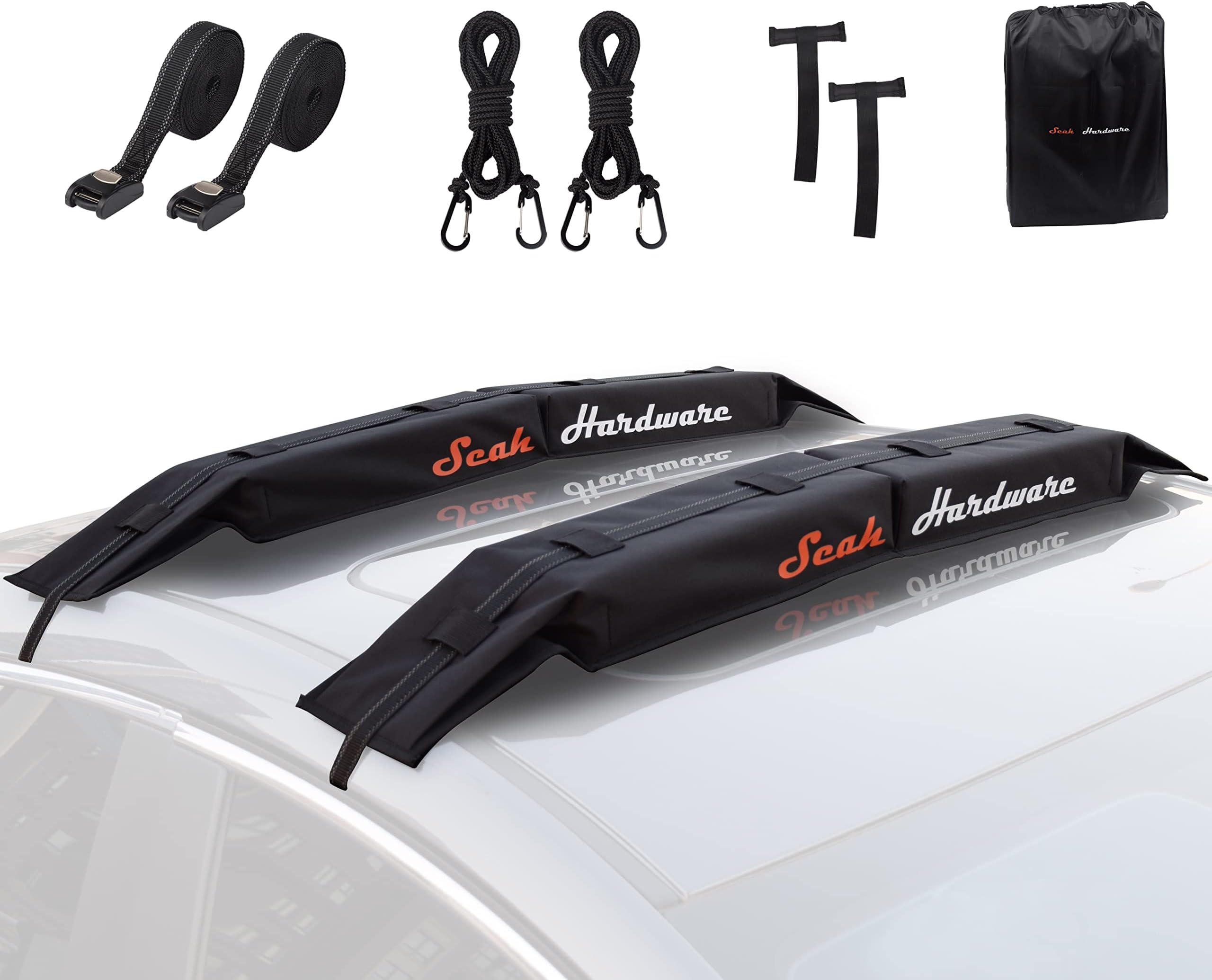 Amazon.com: Pilot CG-30 2 Strap Roof Rack with Inflatable Pads - 45 Lb ...