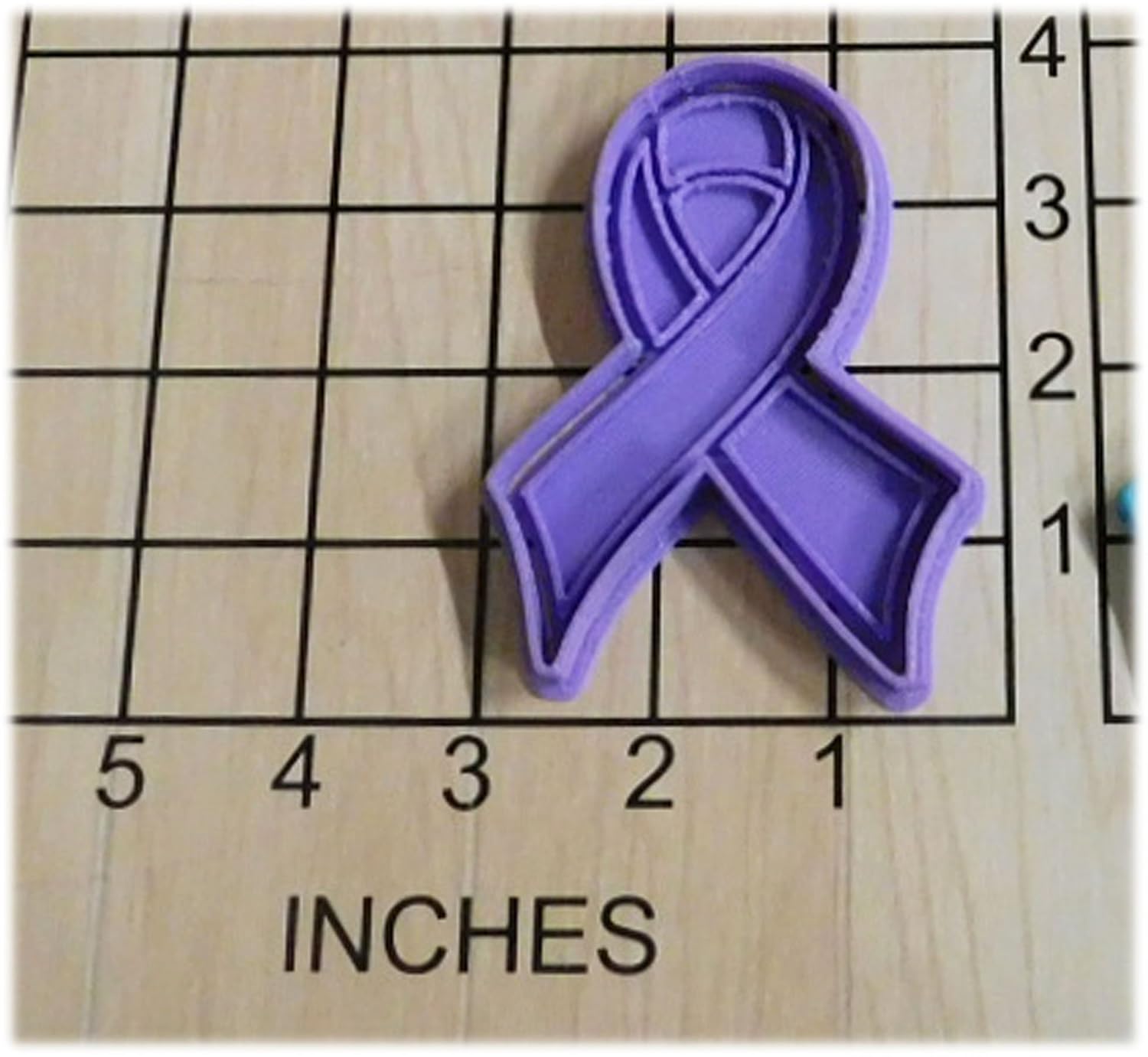 Amazon.com: Awareness Ribbon Shaped Fondant Cookie Cutter and Stamp ...