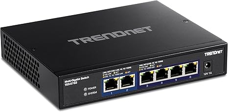 TRENDNET - ACCESSORIES Commutateur 10 G à 6 Ports TEG-S762 Noir ...