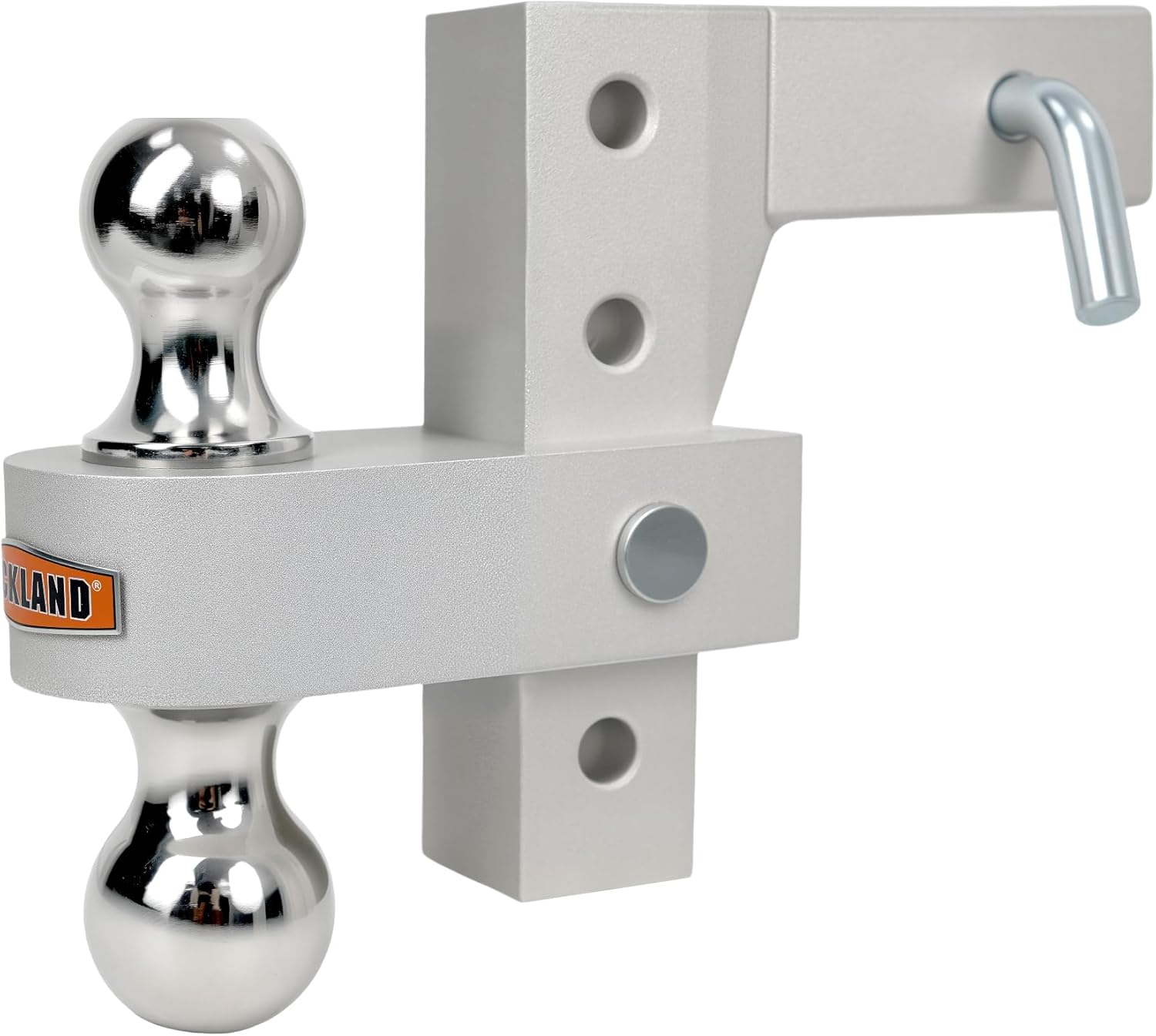 Amazon.com: Rockland Aluminum Adjustable Trailer Hitch, Dual Solid Ball ...