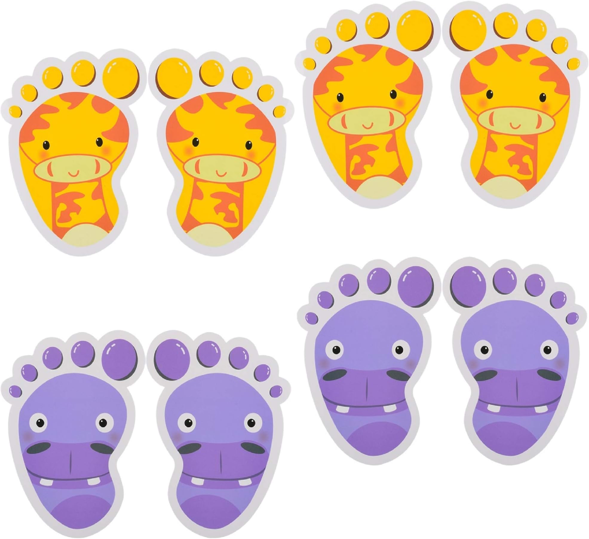 Amazon.com: 30 Pairs Kids Footprint Stickers for Classroom Floor Lineup ...