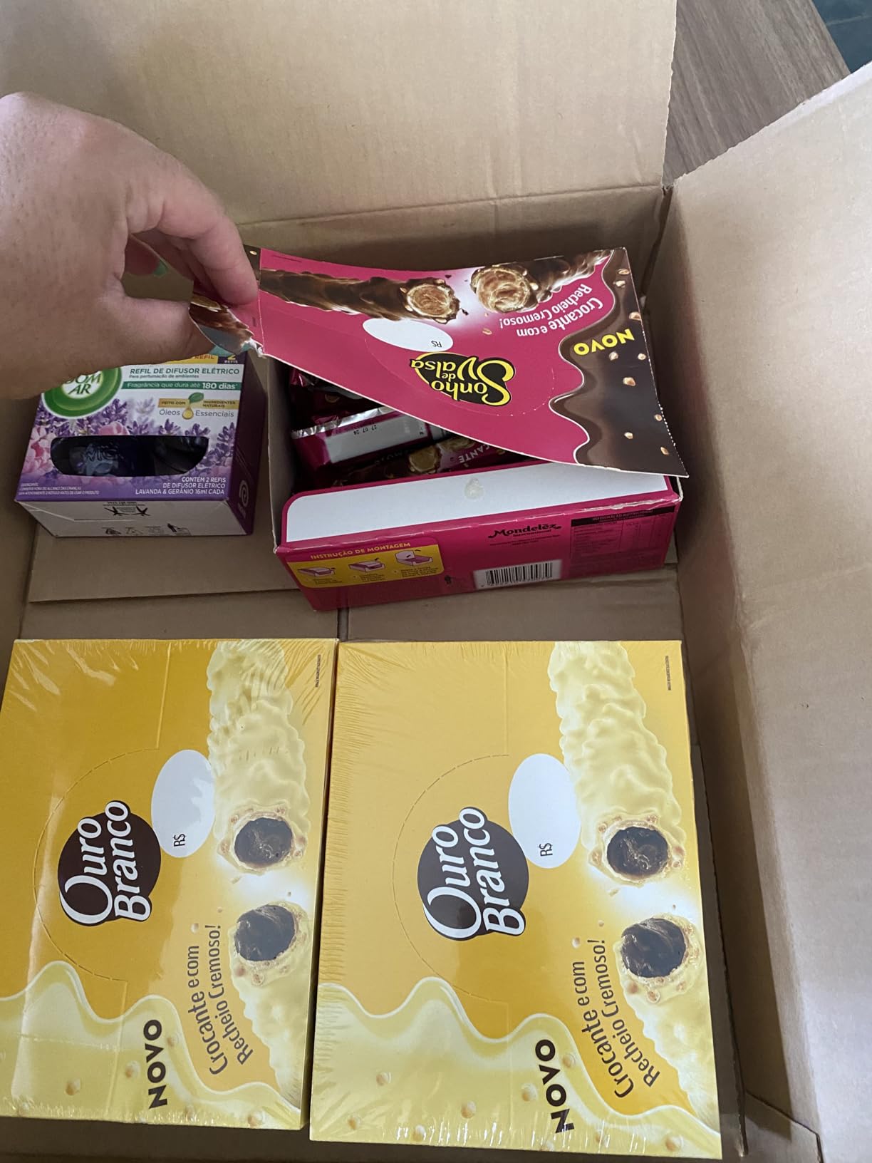 Stick Wafer Recheado Sonho de Valsa display com 15 unidades de 25g | Amazon.com.br