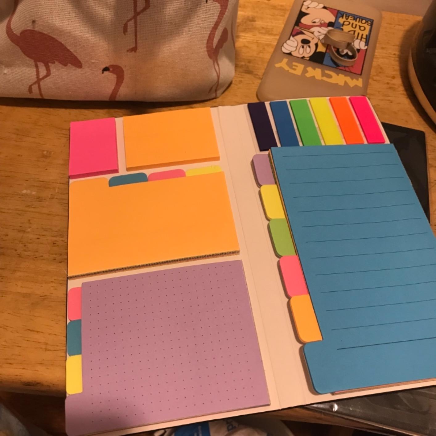 Amazon.com : Divider Sticky Notes Set, Prioritize with Color Coding, 60 ...
