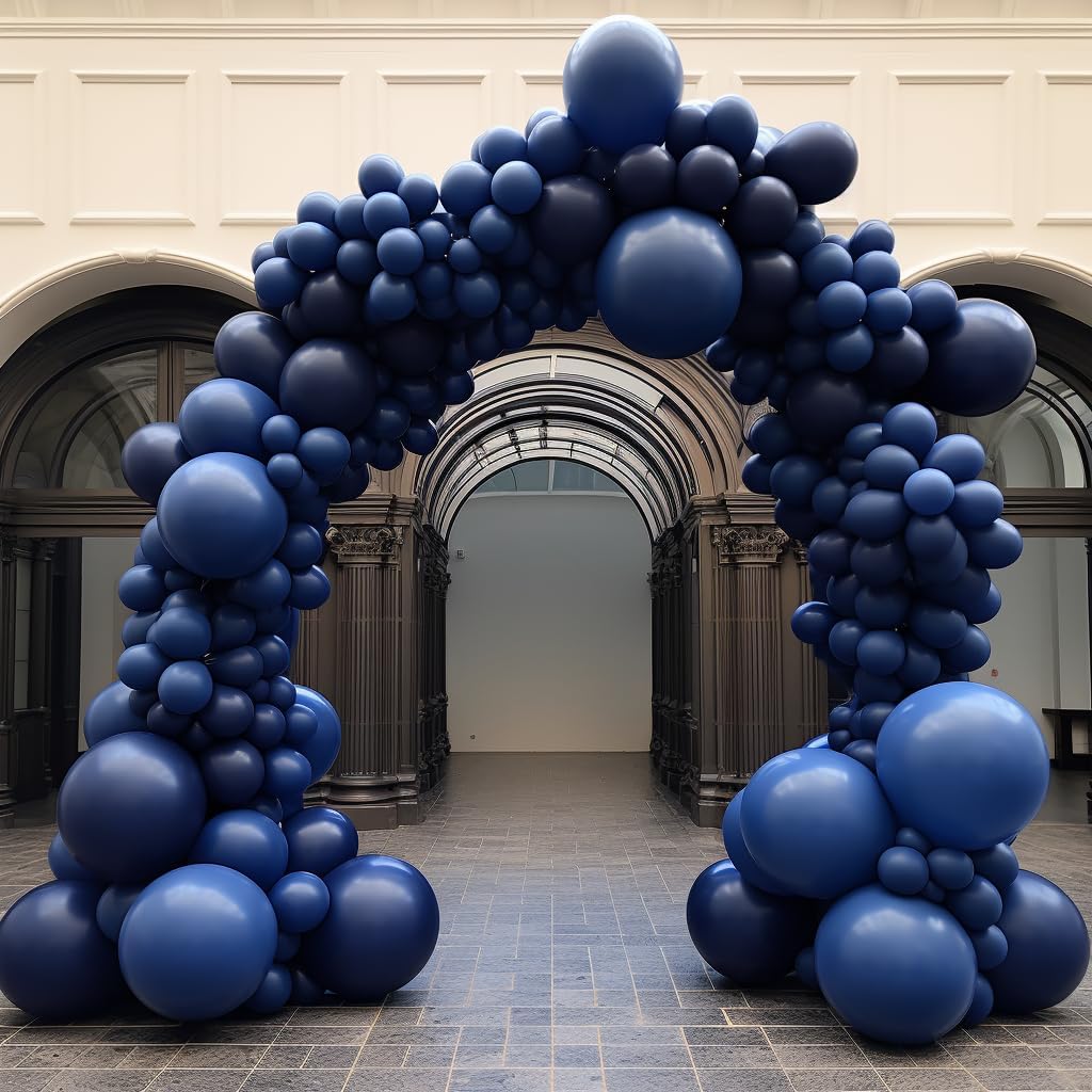 130 globos azul marino de diferentes tamaños de 18, 12, 10, 5 pulgadas ...