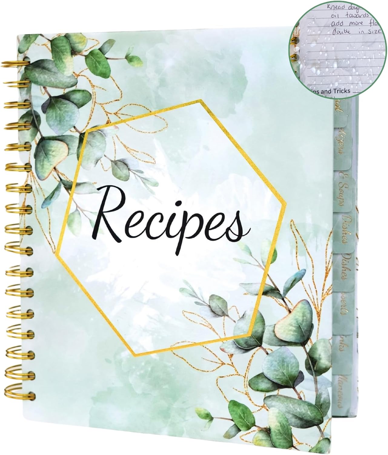 Amazon.com: Blank Recipe Book to Write in Your Own Recipes | Water ...