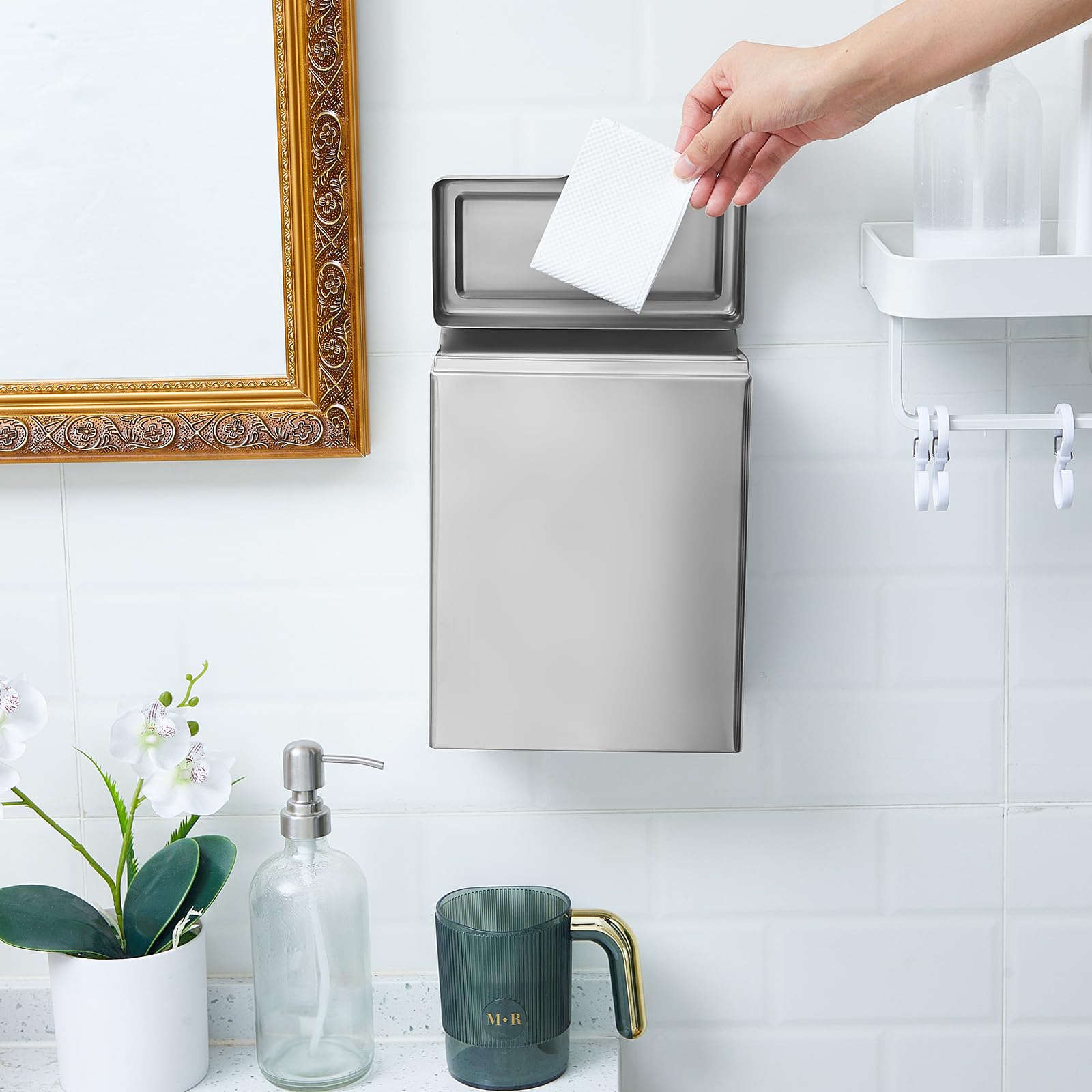 Snapklik.com : Tioncy Sanitary Napkin Receptacle, Tampon Disposal Bin ...