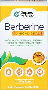 Amazon.com: Nugenix, Vitamins Doctors Preferred Cliical Grade Berberine ...