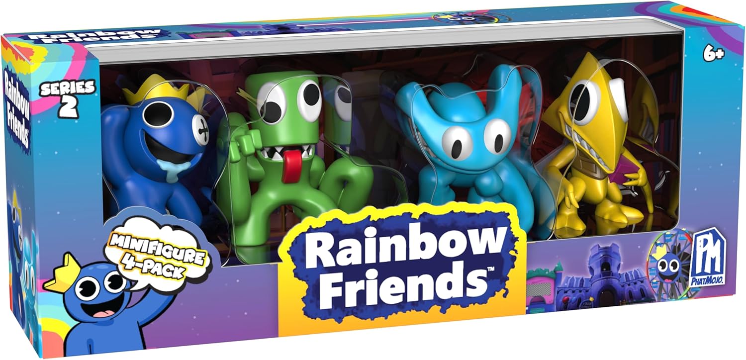 Rainbow Friends - Mini Figures - 4pk - Series 2, Figures - Amazon Canada