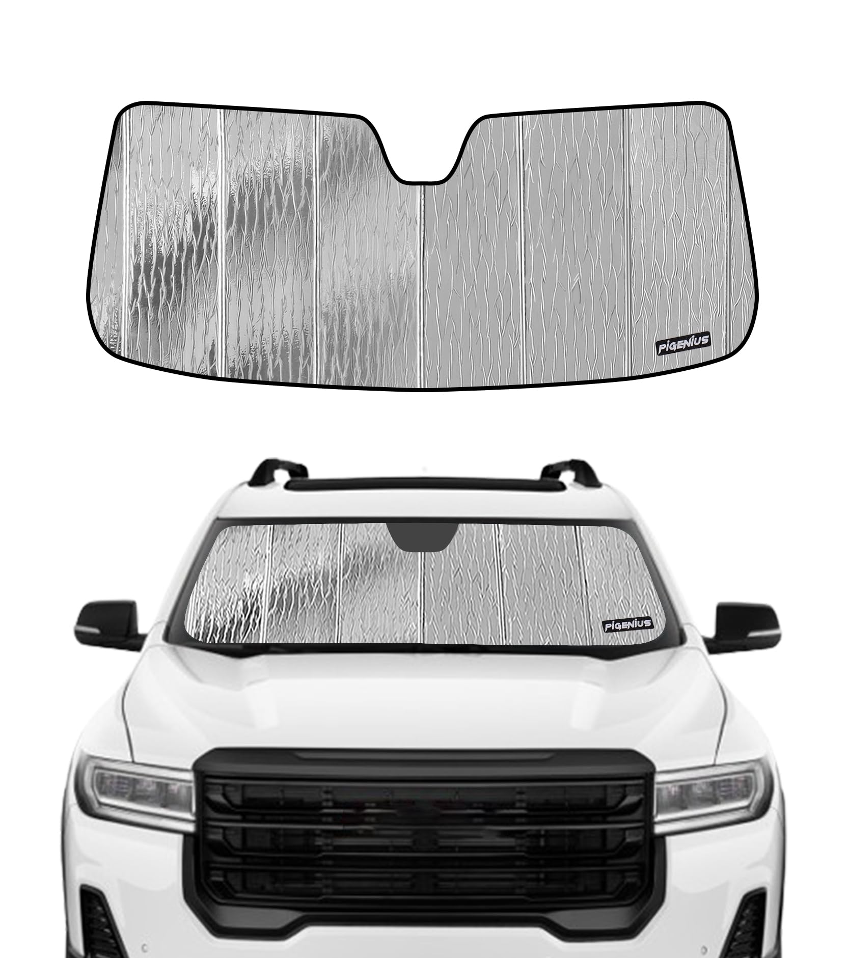 Amazon.com: Pigenius Car Windshield Sun Shade for 2017-2023 GMC Acadia ...