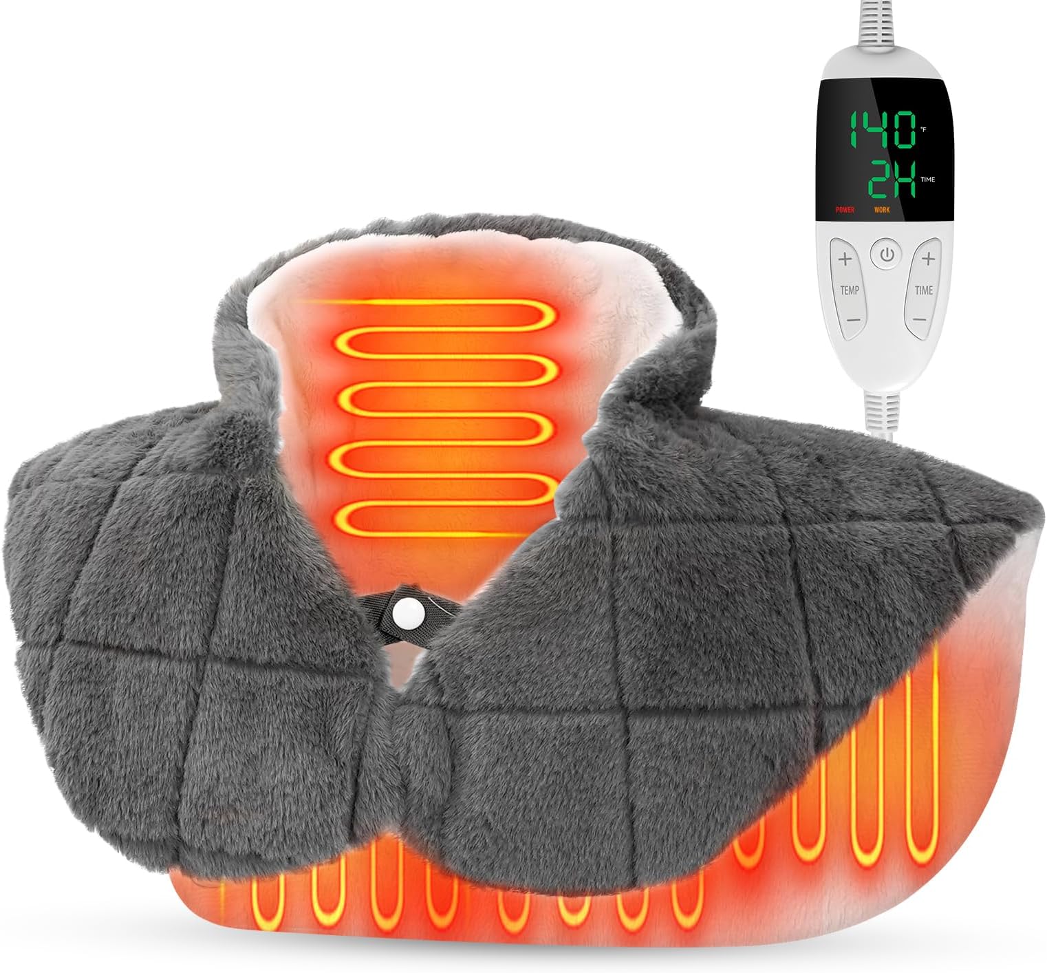 Amazon.com: UTK Heating Pad for Neck and Shoulders and Back, 4 lb ...