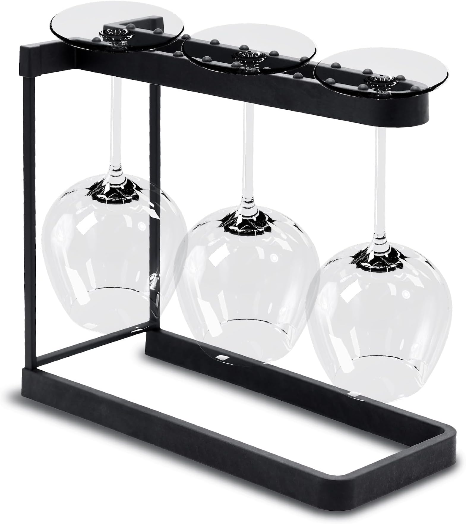 Amazon.com: FOMANSH Countertop Wine Glass Holder - Freestanding ...