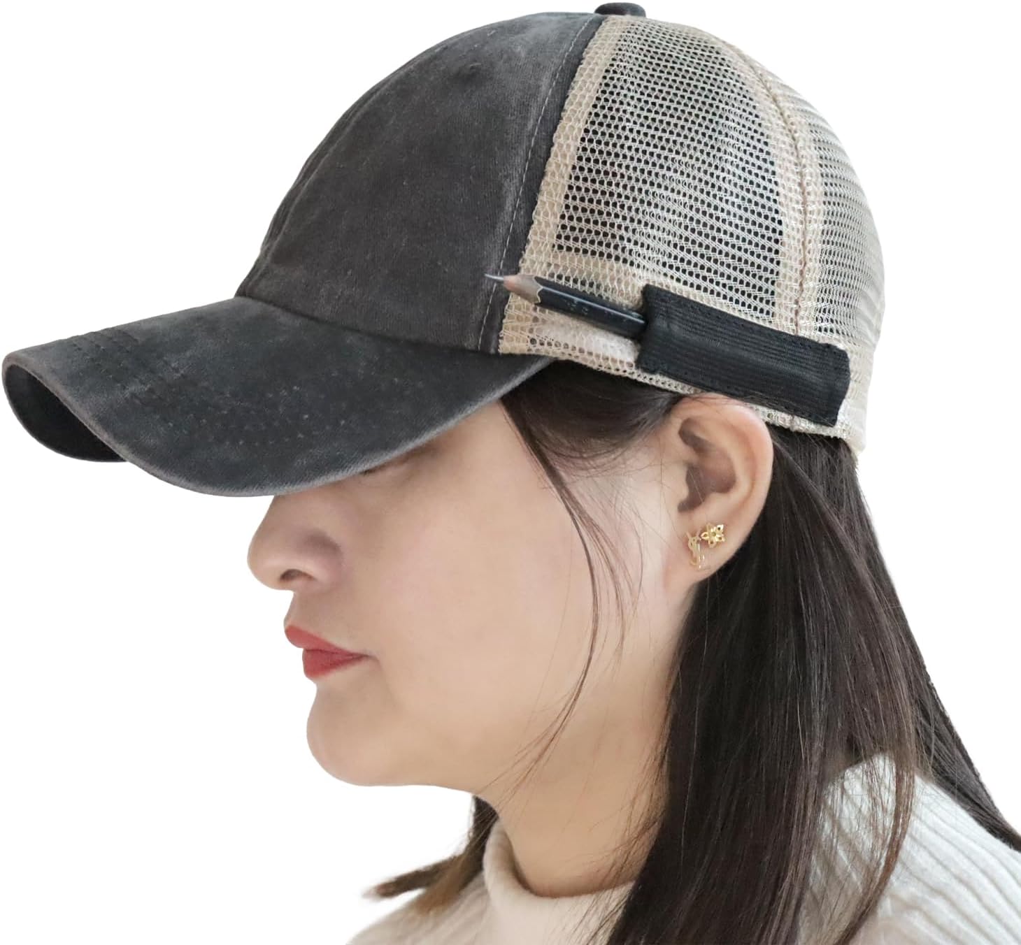 Amazon.com : rainbowstar Pencil Holder Hat Baseball Pencil Hat Mesh ...