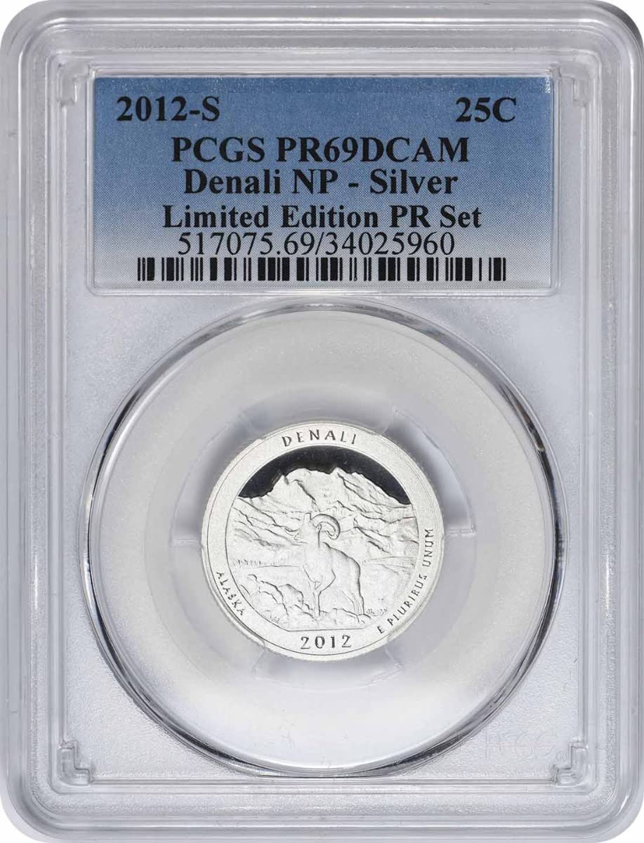 2012 S Denali National Park Quarter, Limited Edition Silver Proof Set ...