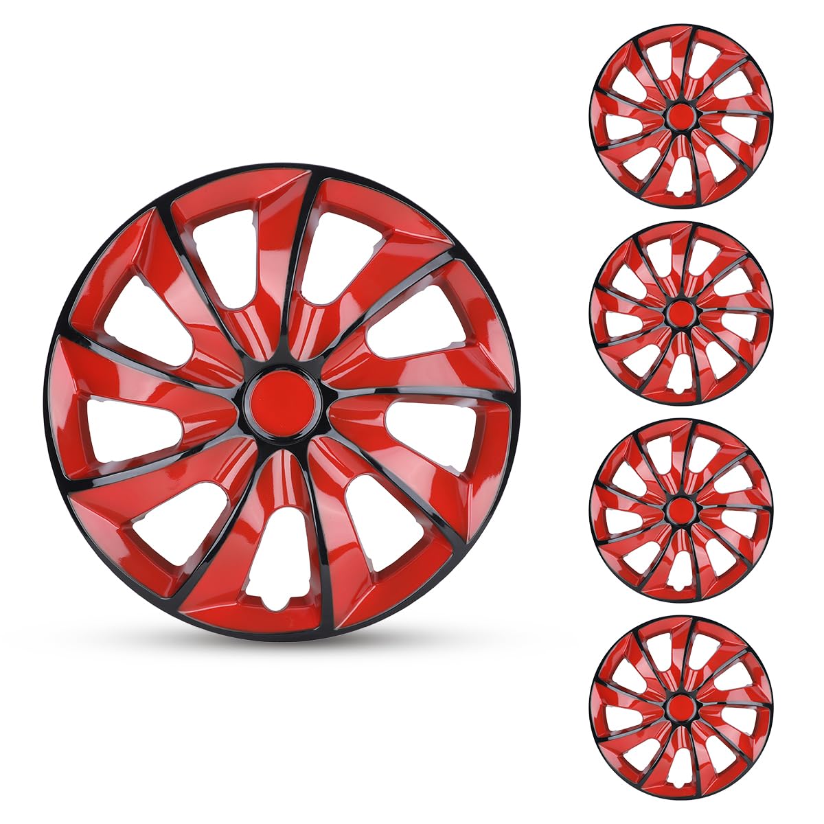 Amazon.com: CAROXX Hubcaps 17'', Wheel Rim Cover Universal R17 Hub Caps ...