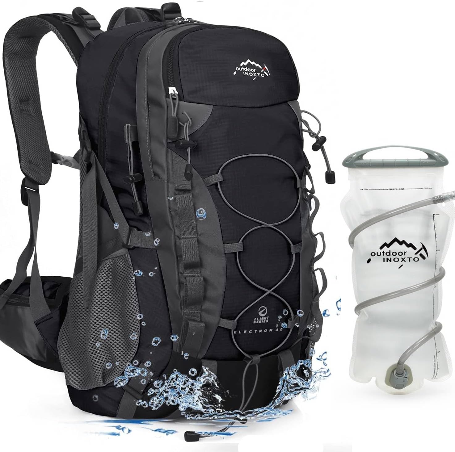 Amazon.com : INOXTO lightweight Hiking Backpack 35L/40L Hiking Daypack ...