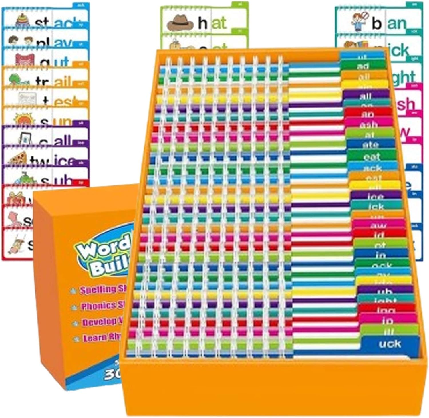Phonics For Toddlers 2-4 Years 30 Word Family Build Book, Interactive ...