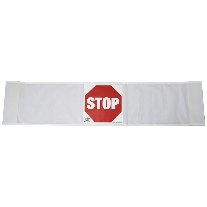 Buy Secure Door Guard Safety Banner, 50" Width - Combination Stop Sign ...